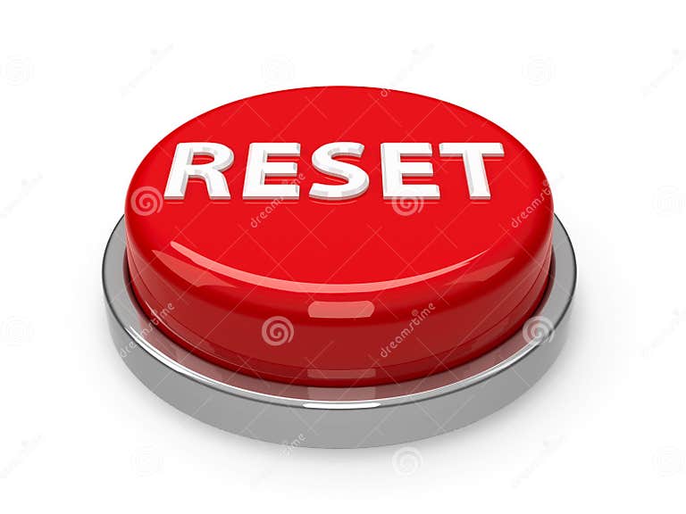 Button Reset stock illustration. Illustration of computer - 79321501
