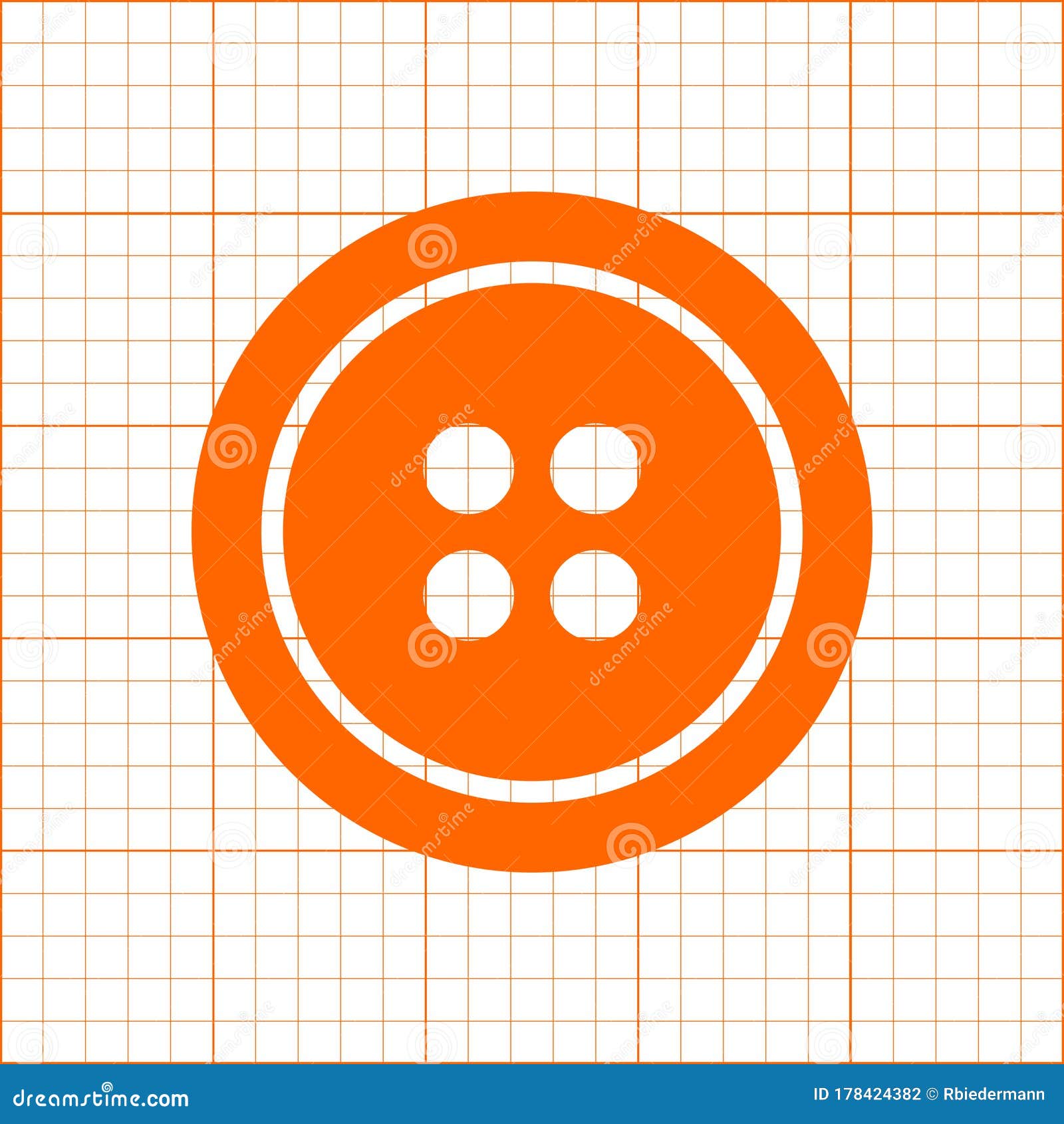 Button and scale paper stock vector. Illustration of square - 178424382