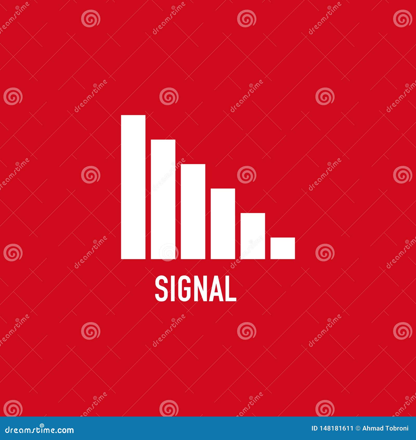 Button Signal Icon Vector Template Design Illustration Stock Vector ...