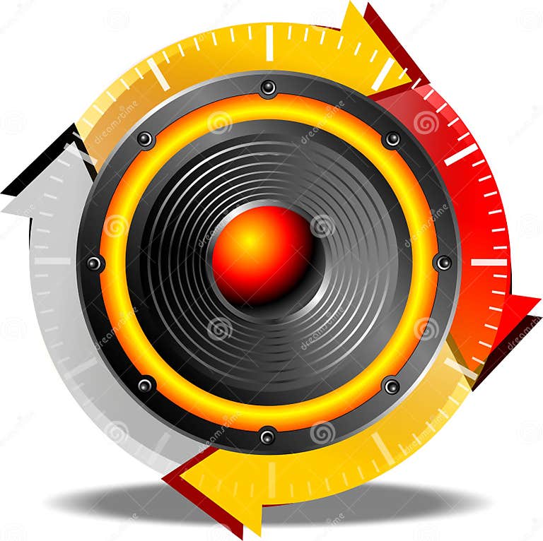 Button sound stock illustration. Illustration of housing - 23010288