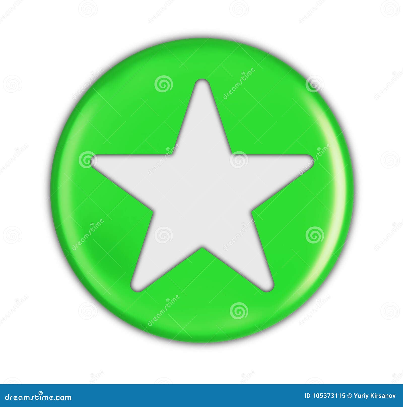 Button with star stock illustration. Illustration of people - 105373115
