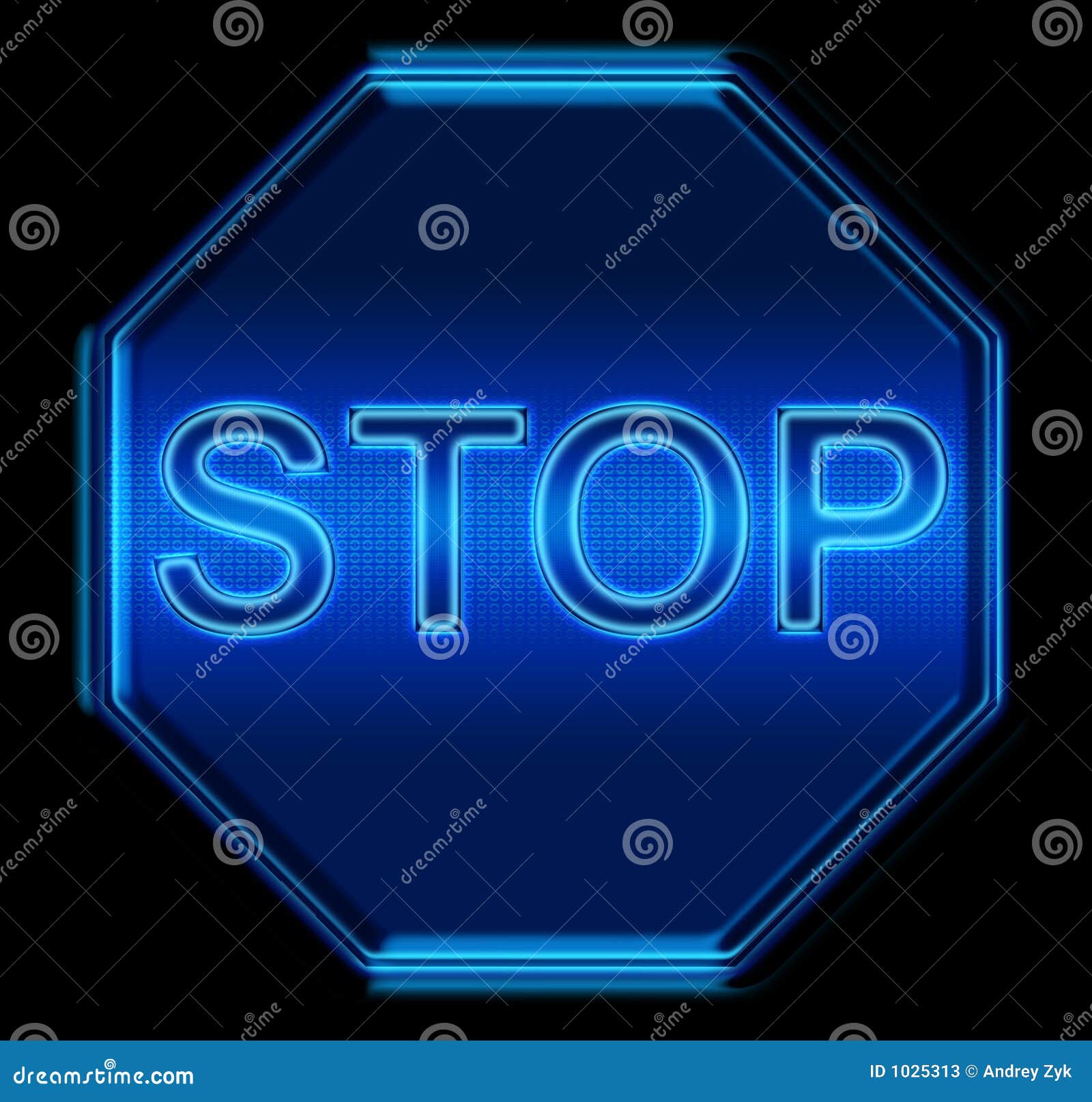 Button stop blue stock image. Image of computer, personal - 1025313