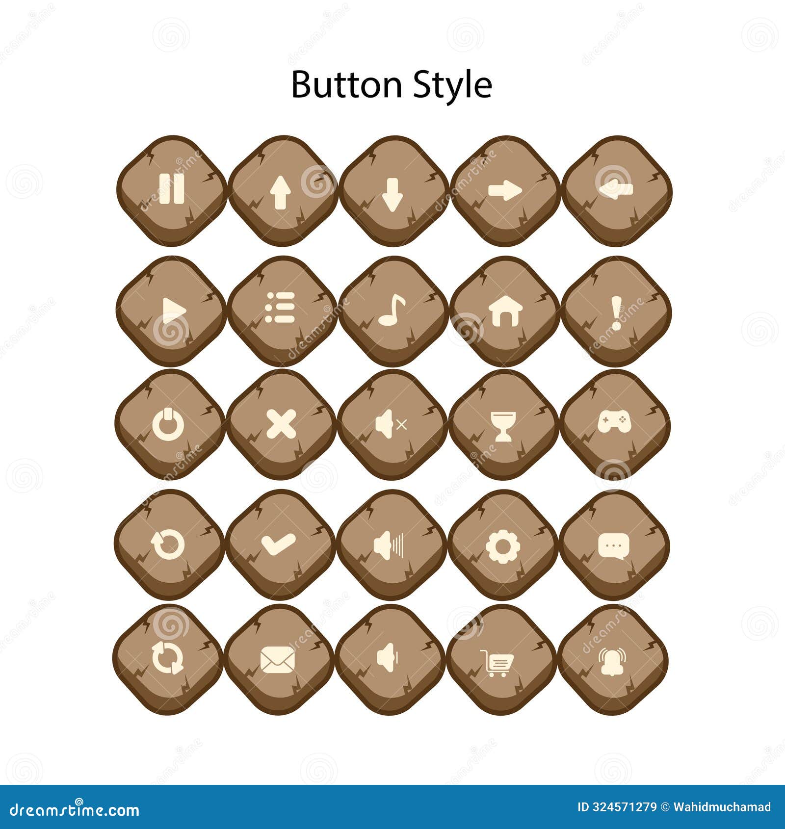 Button Styles are Used for Various Graphic Design Purposes, Web Design ...