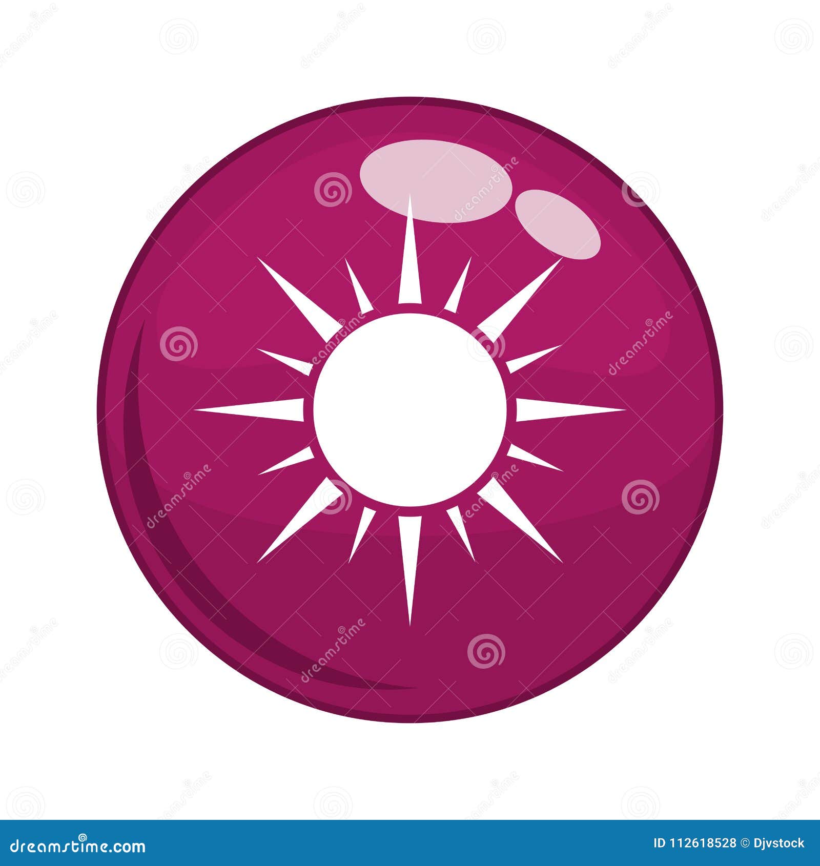 Button with sun icon stock vector. Illustration of sign - 112618528