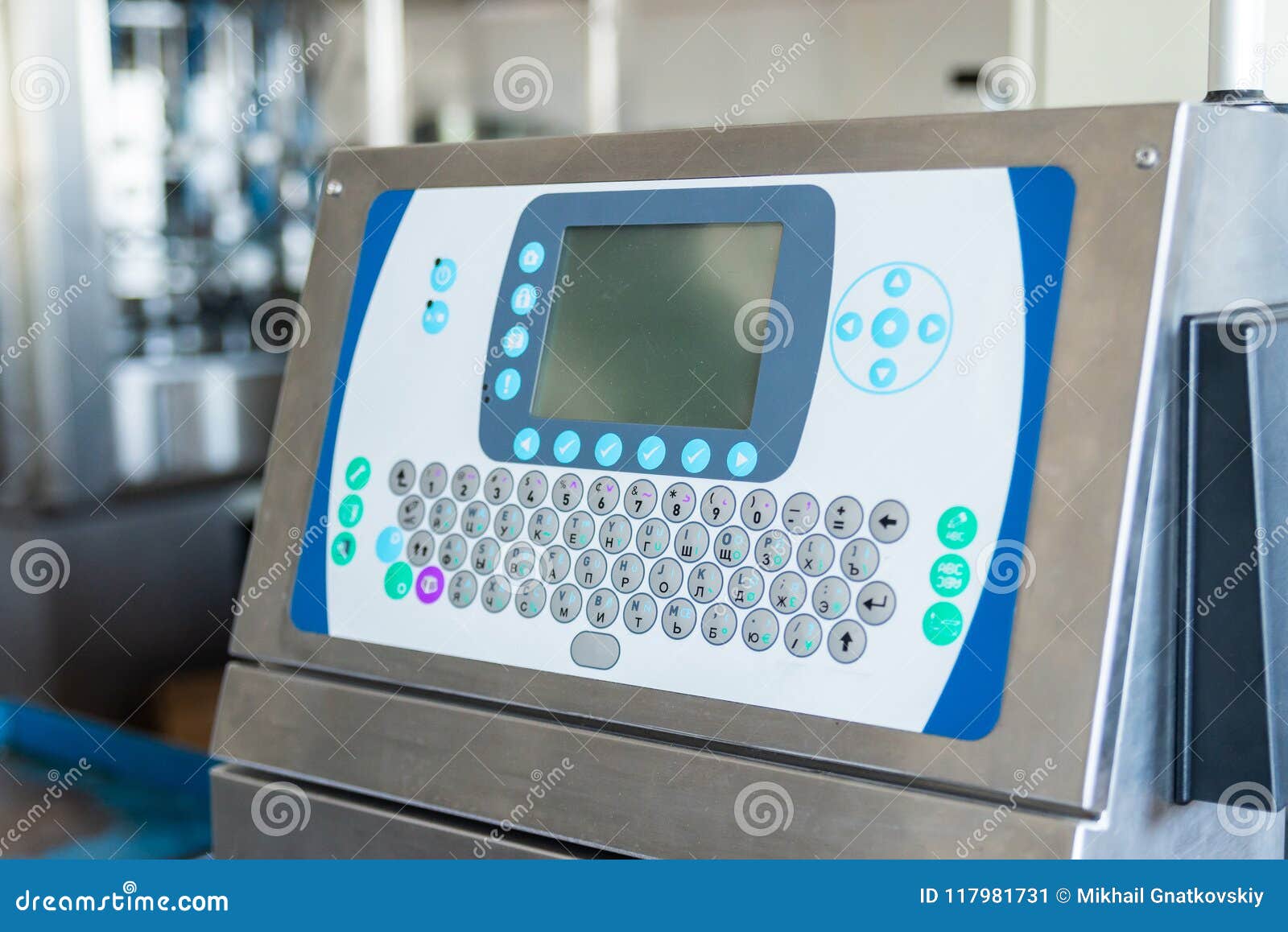 Button Switch of Control Panel Industrial Keypad with Screen for ...