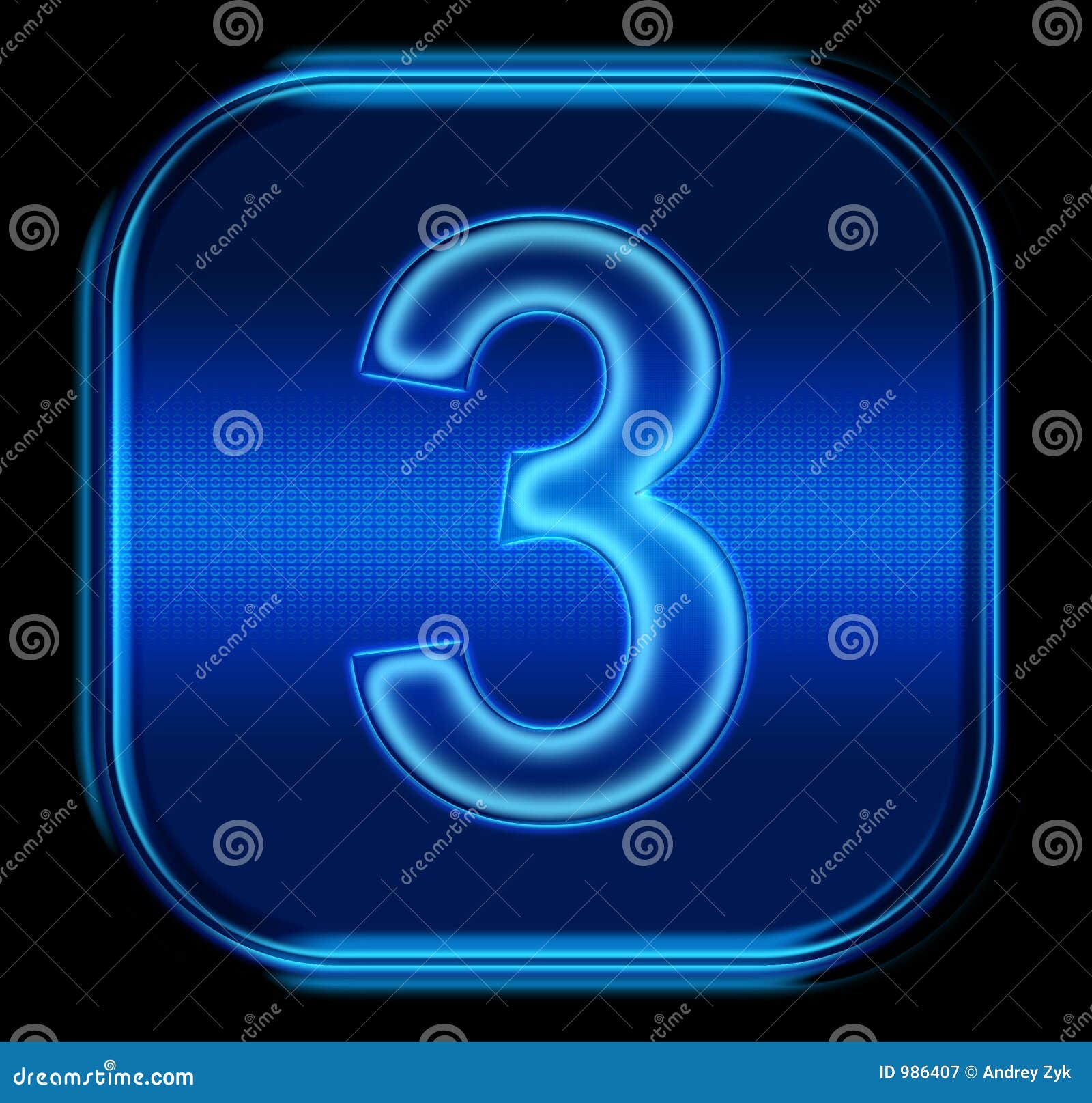 The button three blue stock image. Image of power, sign - 986407