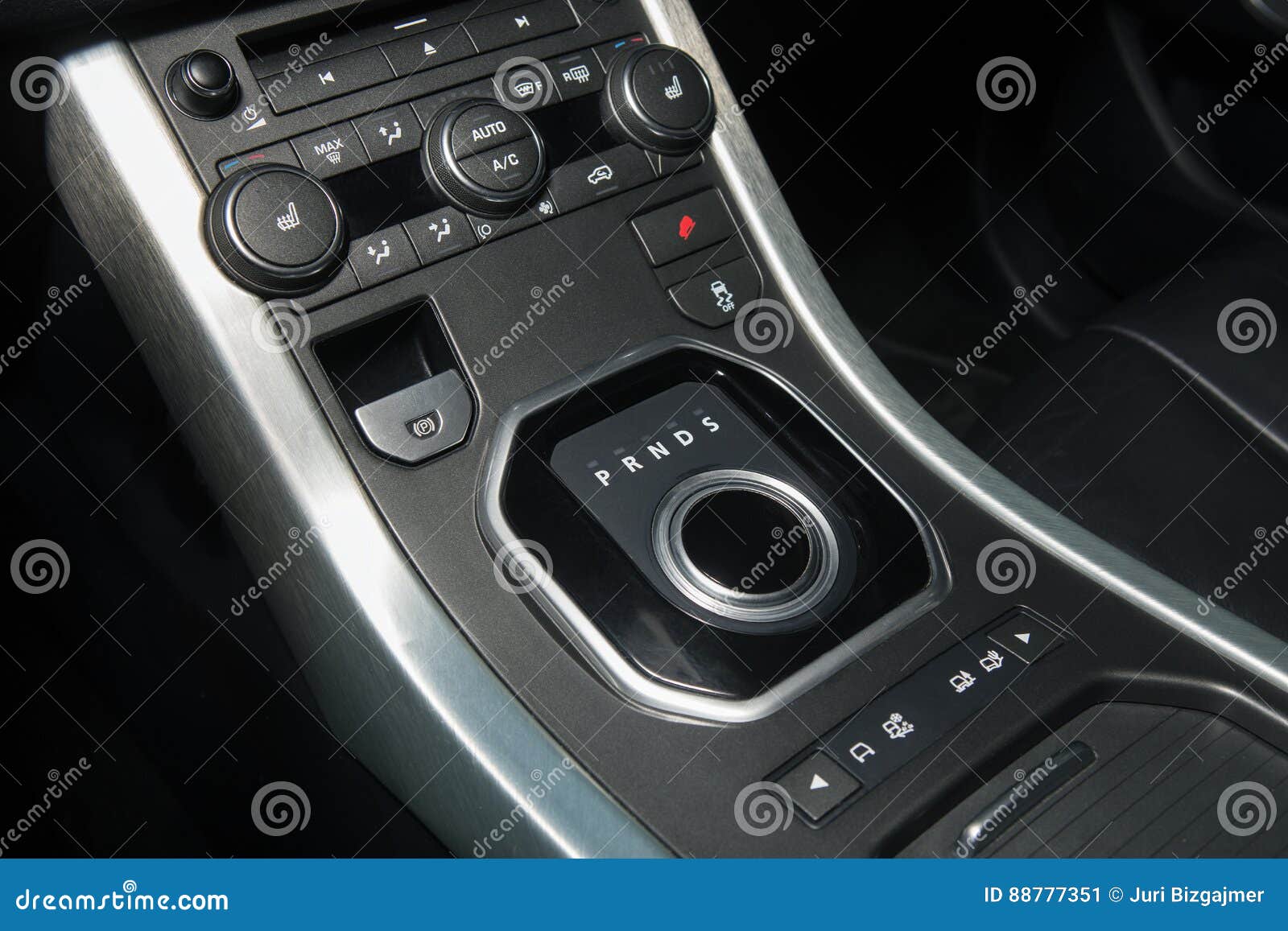 Button To Switch the Transmission Stock Image - Image of metal ...