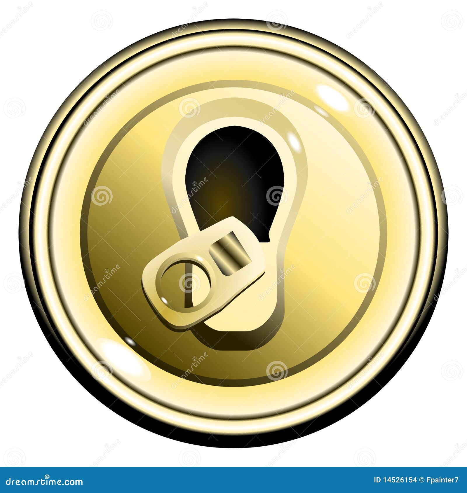 Button Top Opened Can Beer Vector Stock Illustrations – 2 Button Top ...