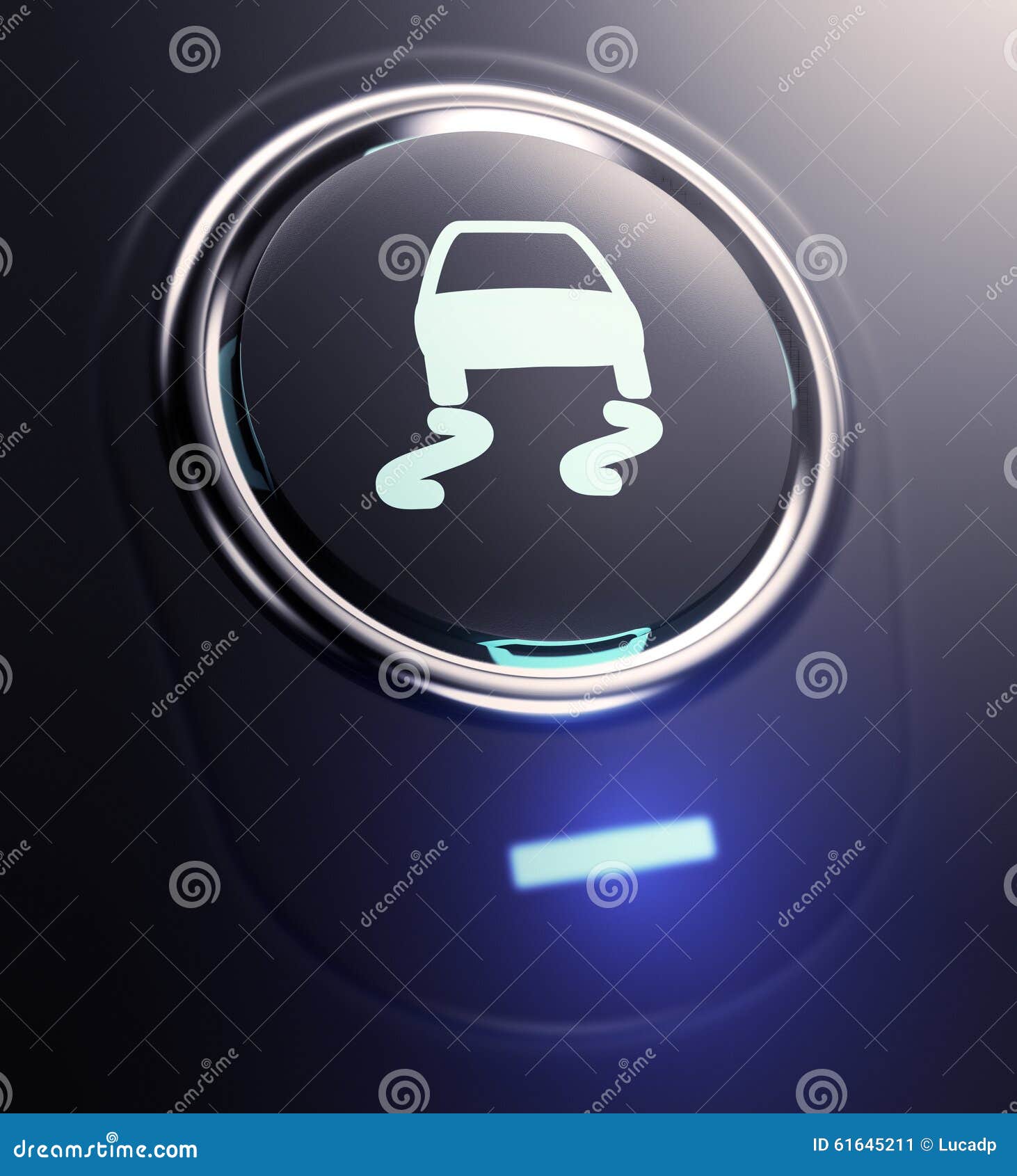 Button With Traction Control Symbol Royalty-Free Stock Photography ...