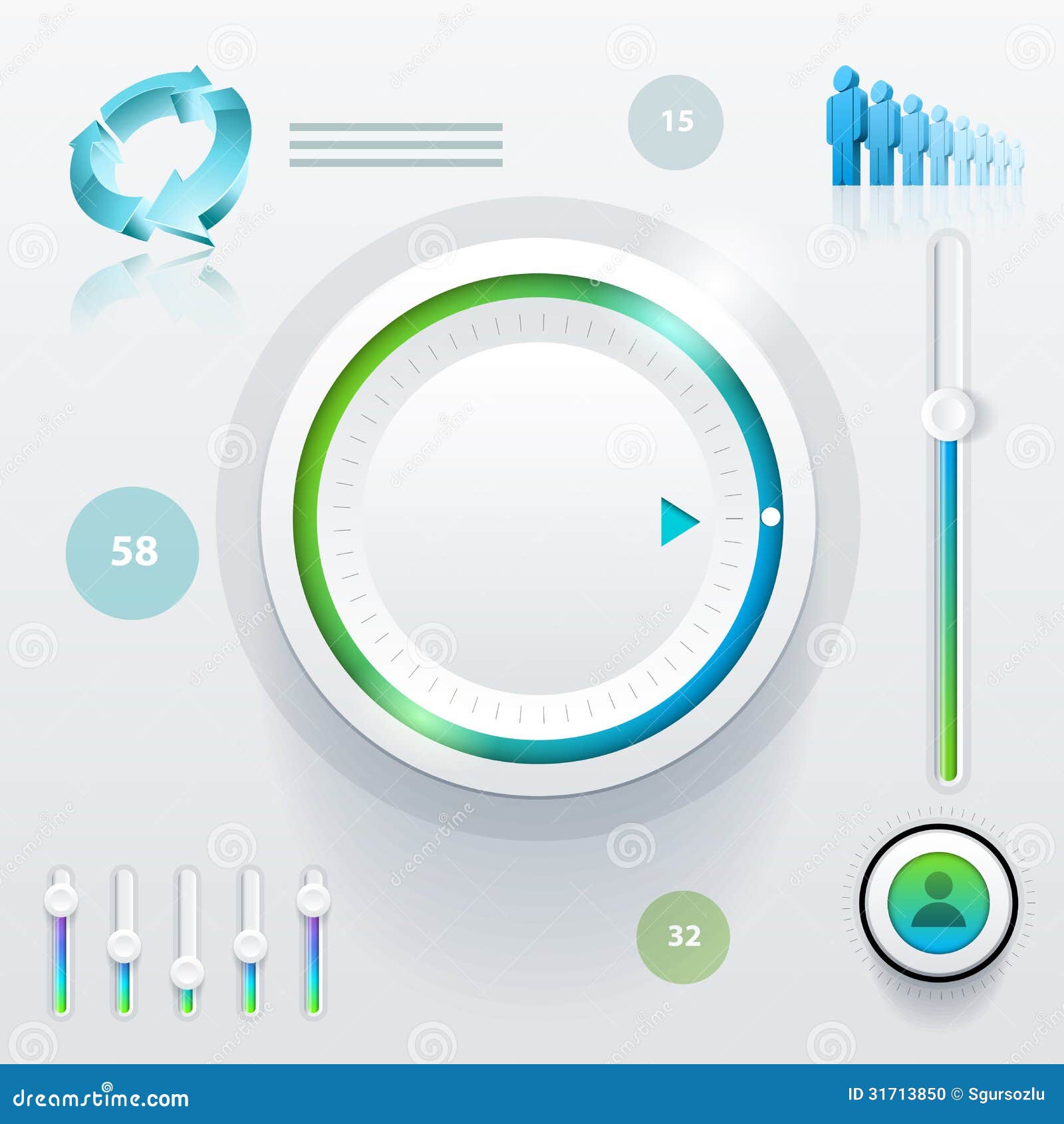 User interface clipart