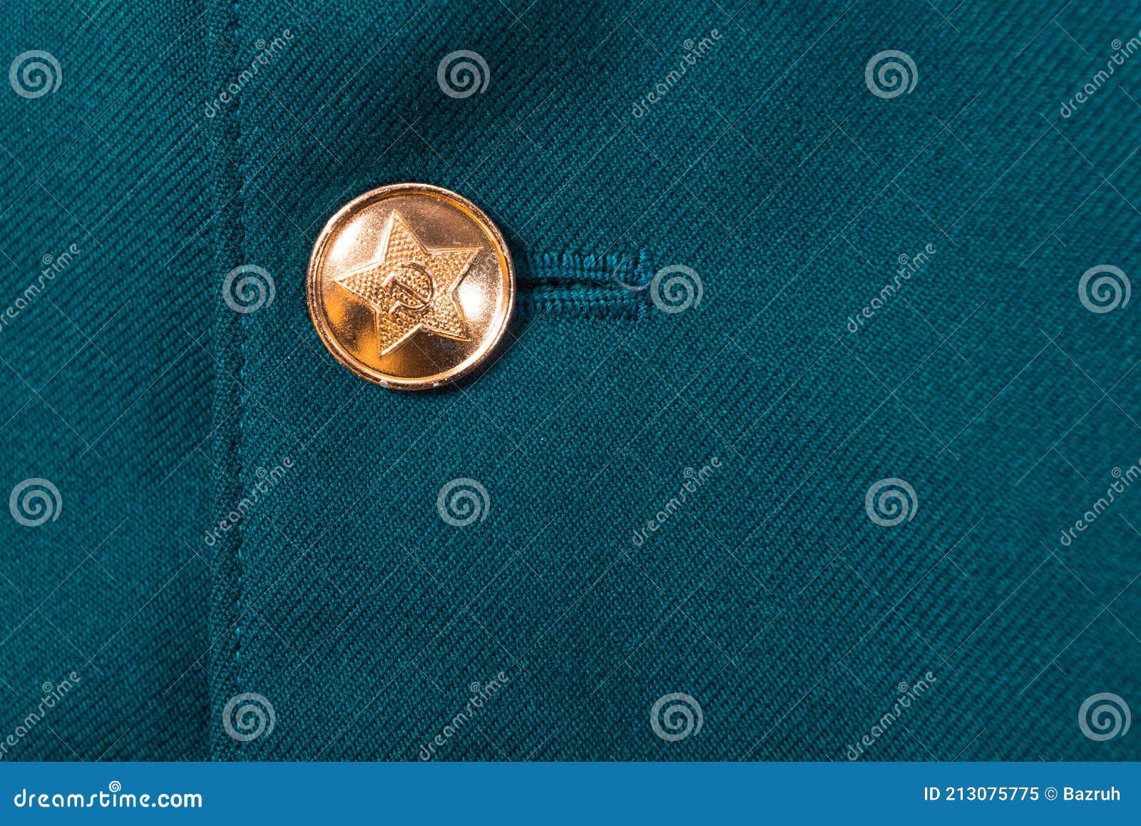 Button With Red Army Uniforms Of The USSR. Royalty-Free Stock Photo ...