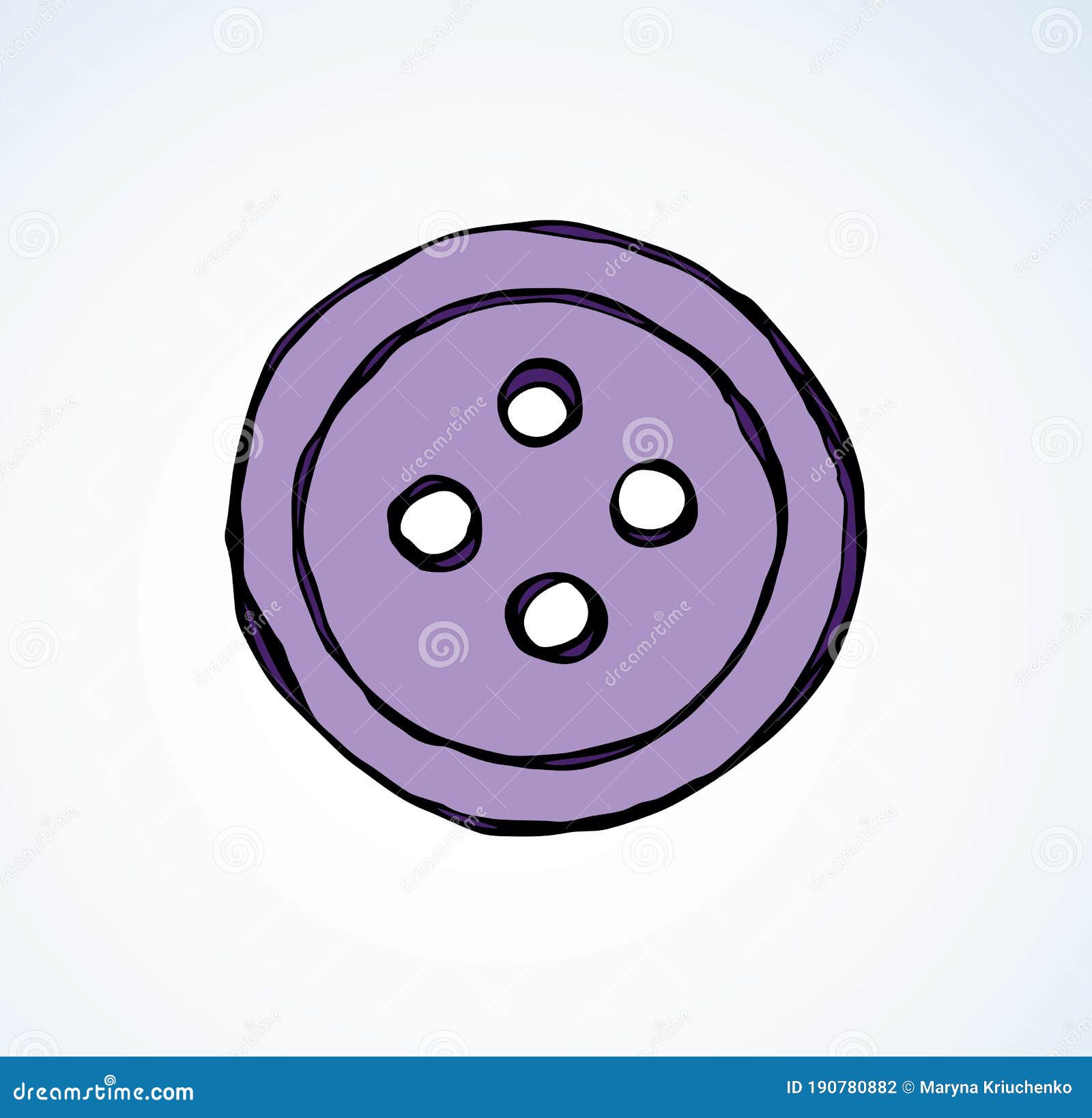 Button. Vector drawing stock vector. Illustration of decorative - 190780882