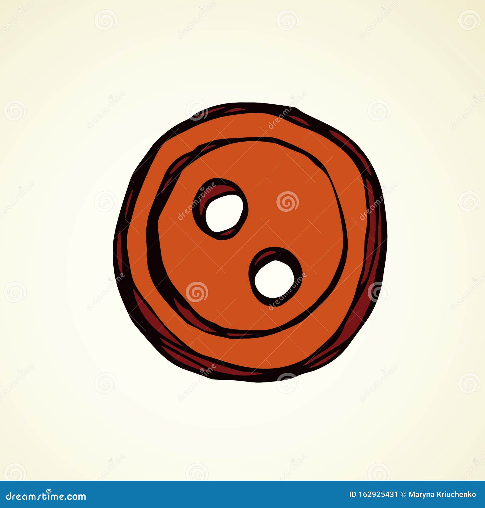 Button. Vector drawing stock vector. Illustration of decorative - 162925431