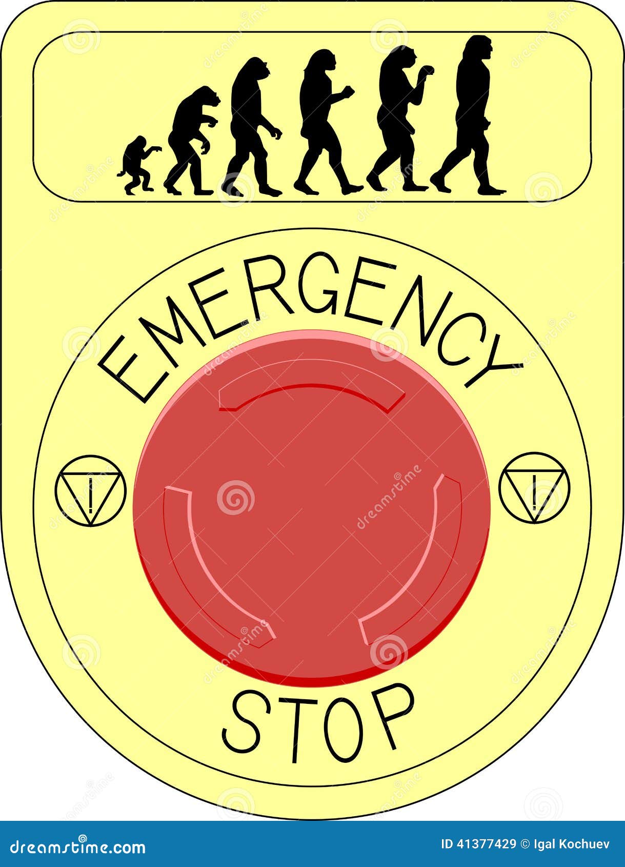 Button stock vector. Illustration of light, factory, electric - 41377429