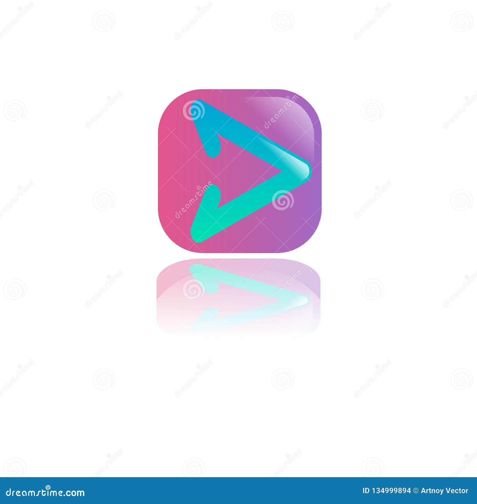 Button Vector Right, Play Button Stock Vector - Illustration of next ...