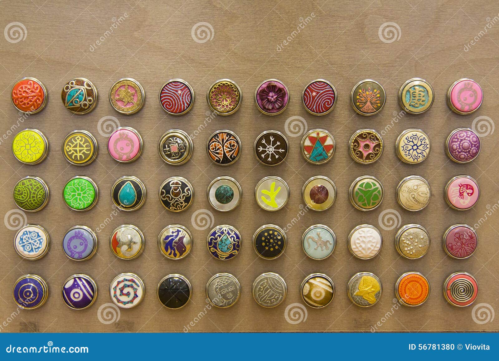 Button wall stock photo. Image of buttons, bracelet, iwth - 56781380