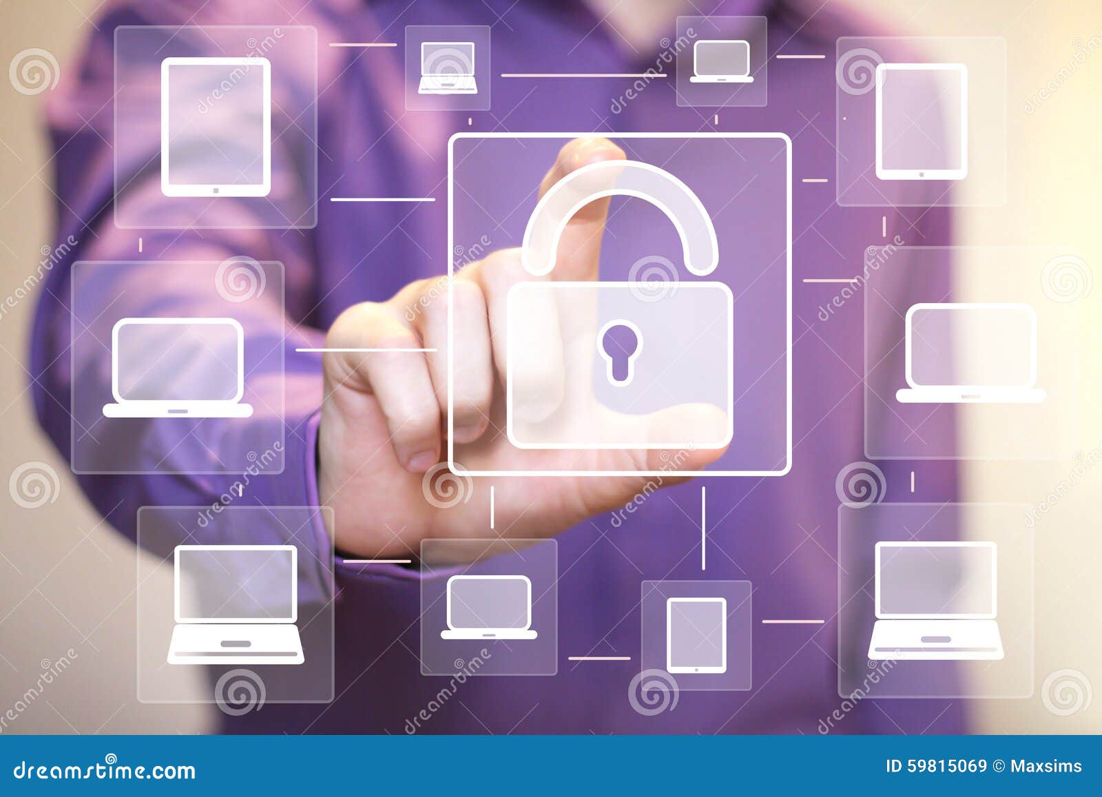 Button Web Lock Security Business Computer Media Stock Image - Image of ...