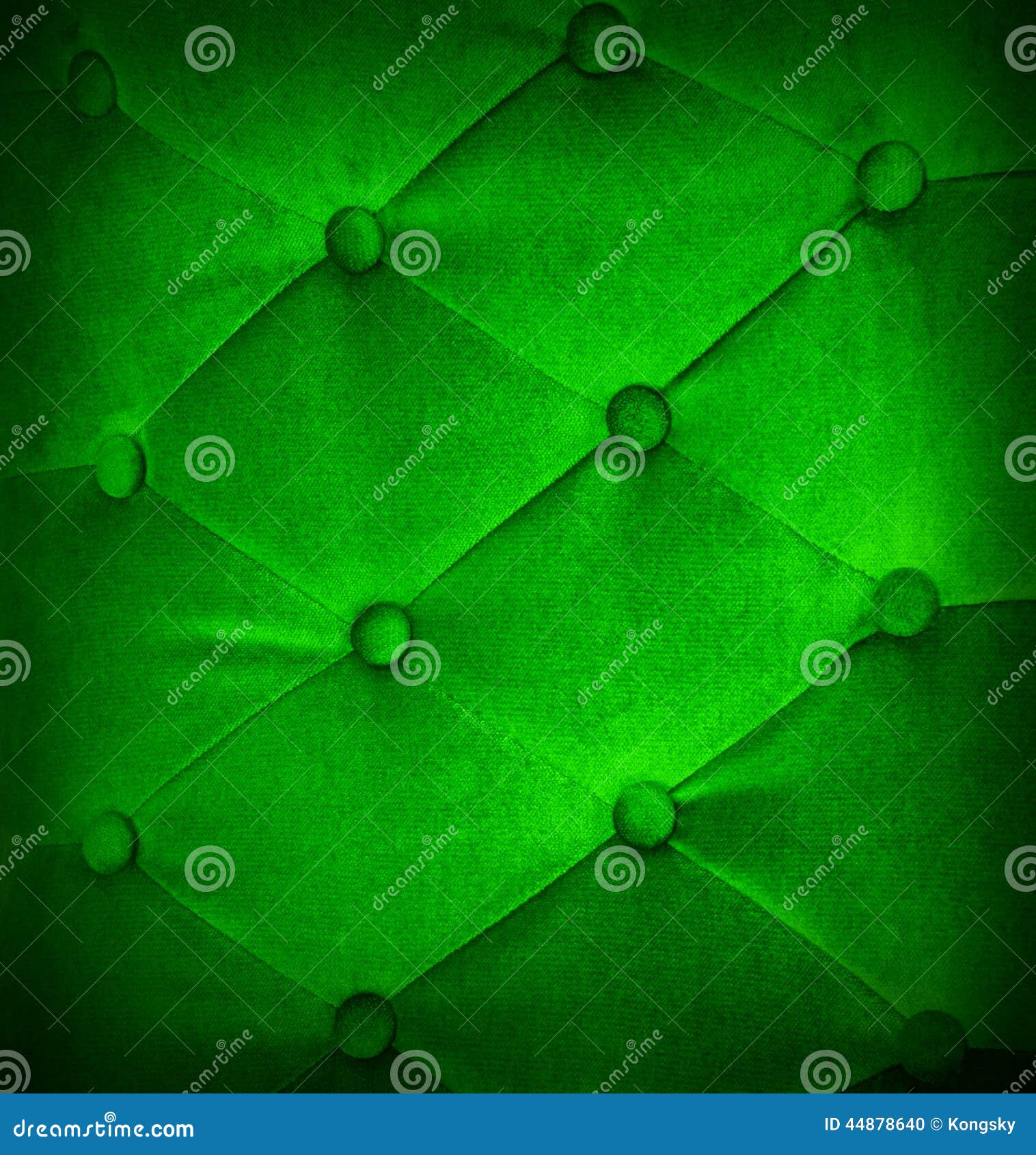 Buttoned on Green Light Texture Sofa Repeat Background. Stock Photo ...