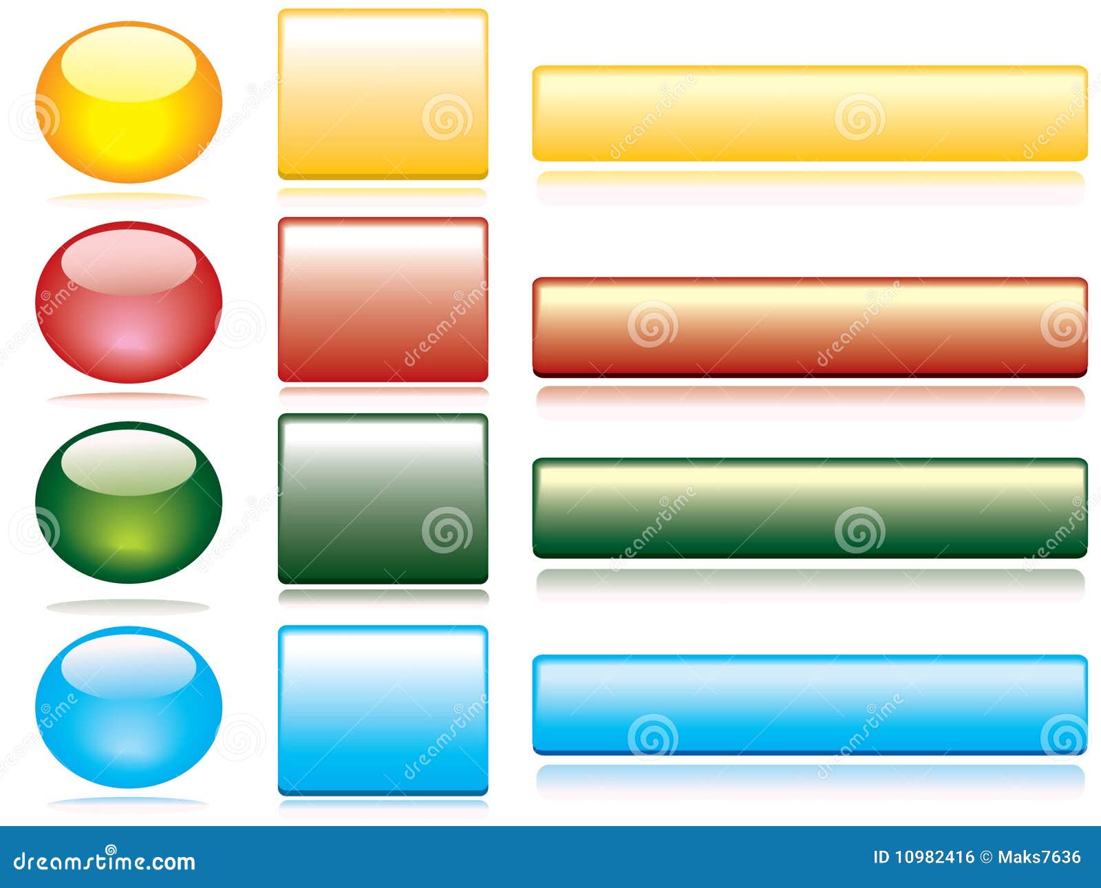 Buttons stock vector. Illustration of style, backgrounds - 10982416