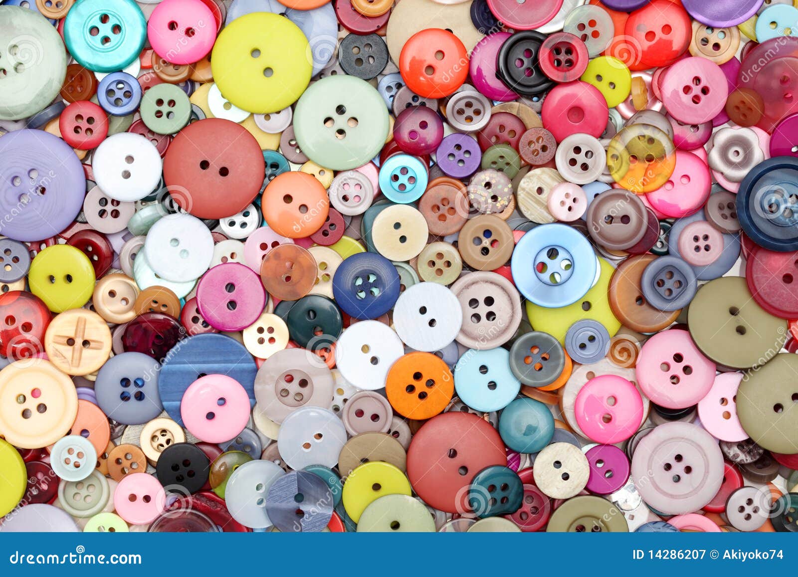 Buttons stock image. Image of cloth, bright, colorful - 14286207