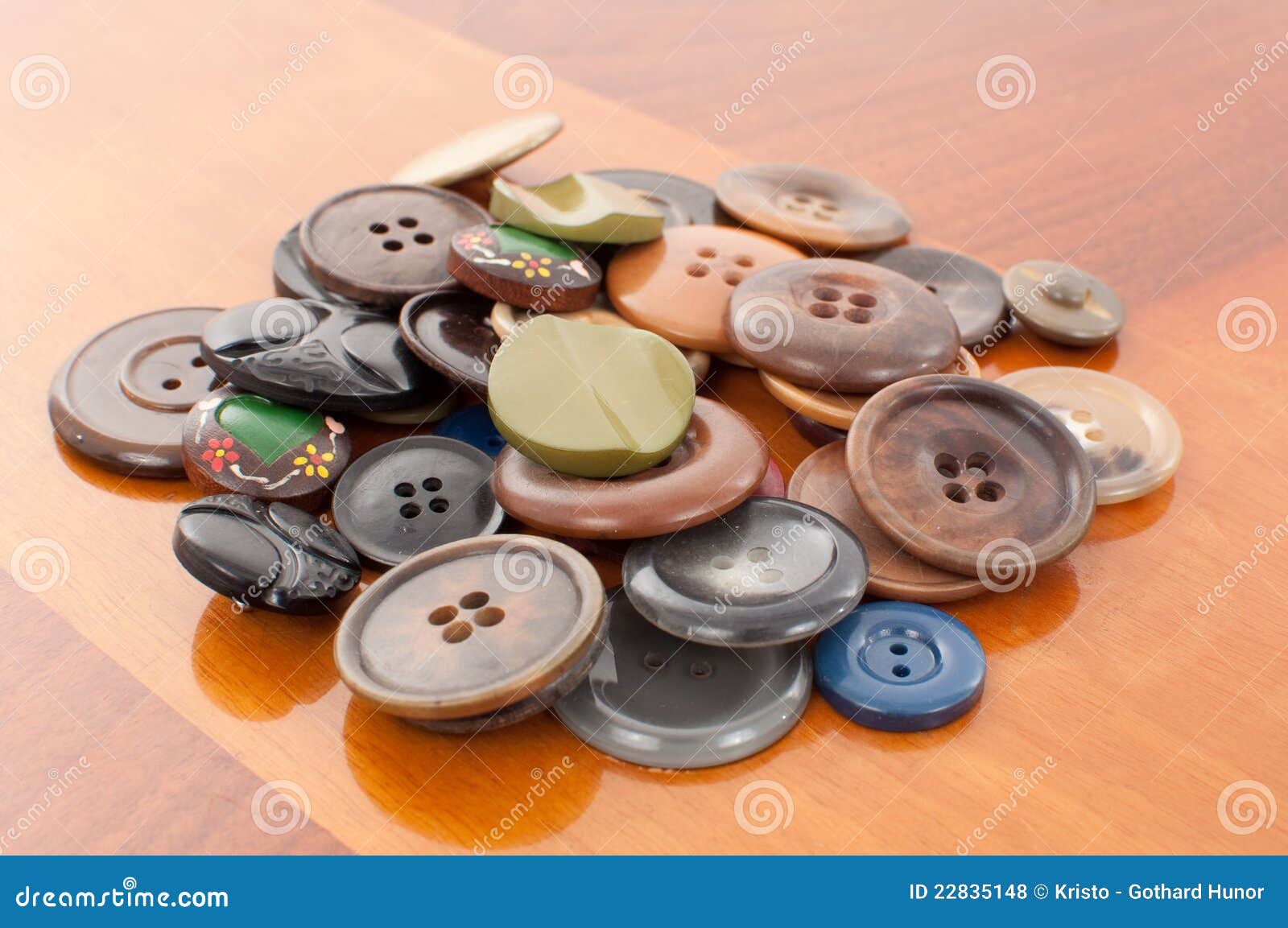 Buttons stock photo. Image of designer, notions, colorful - 22835148