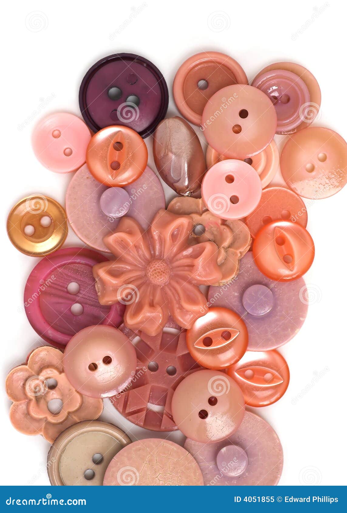 Buttons stock image. Image of coloured, pink, variety - 4051855