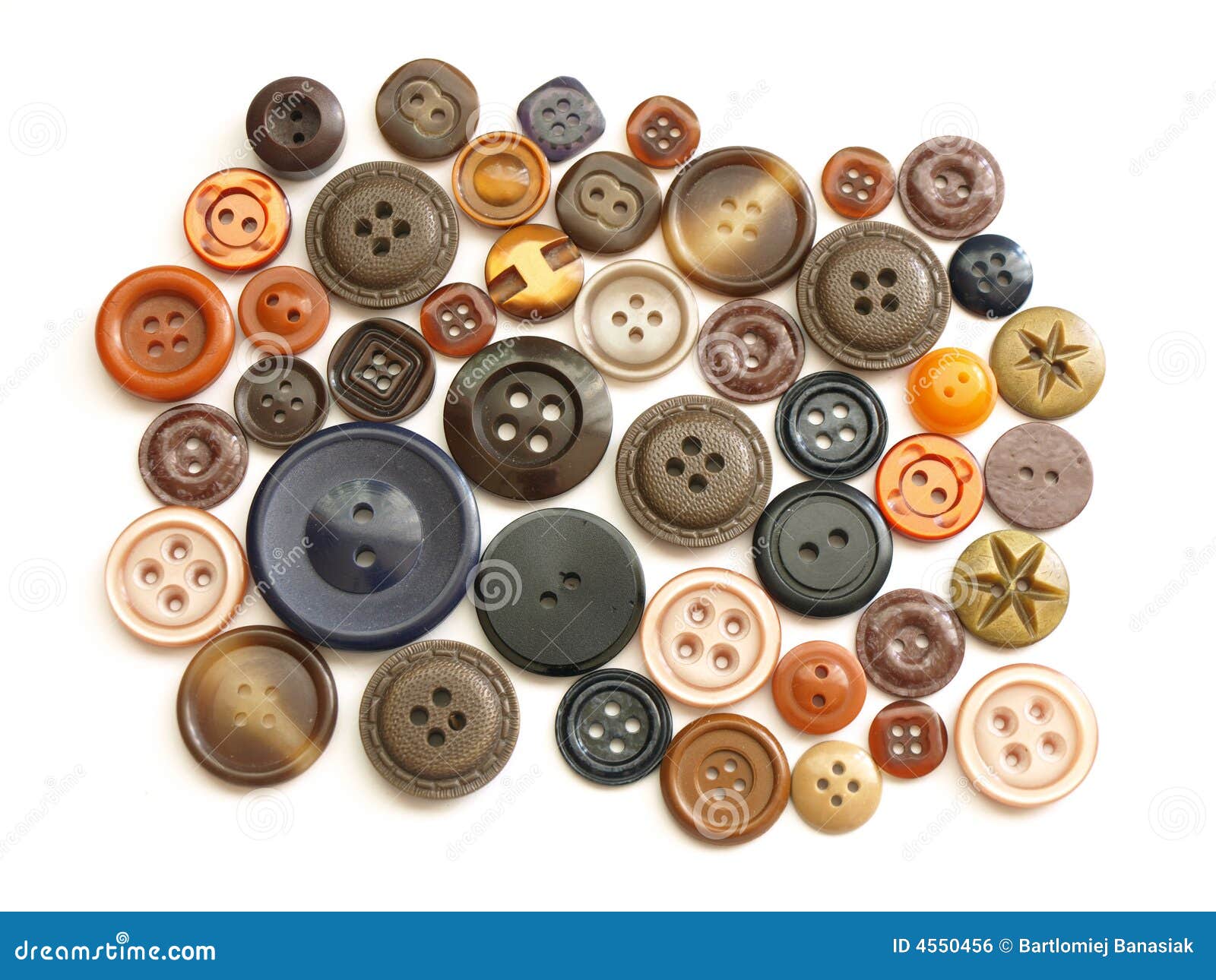 Buttons stock photo. Image of buttons, round, stitch, isolated - 4550456