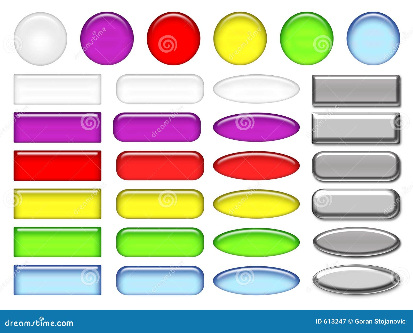 Buttons stock illustration. Illustration of bevel, mail - 613247