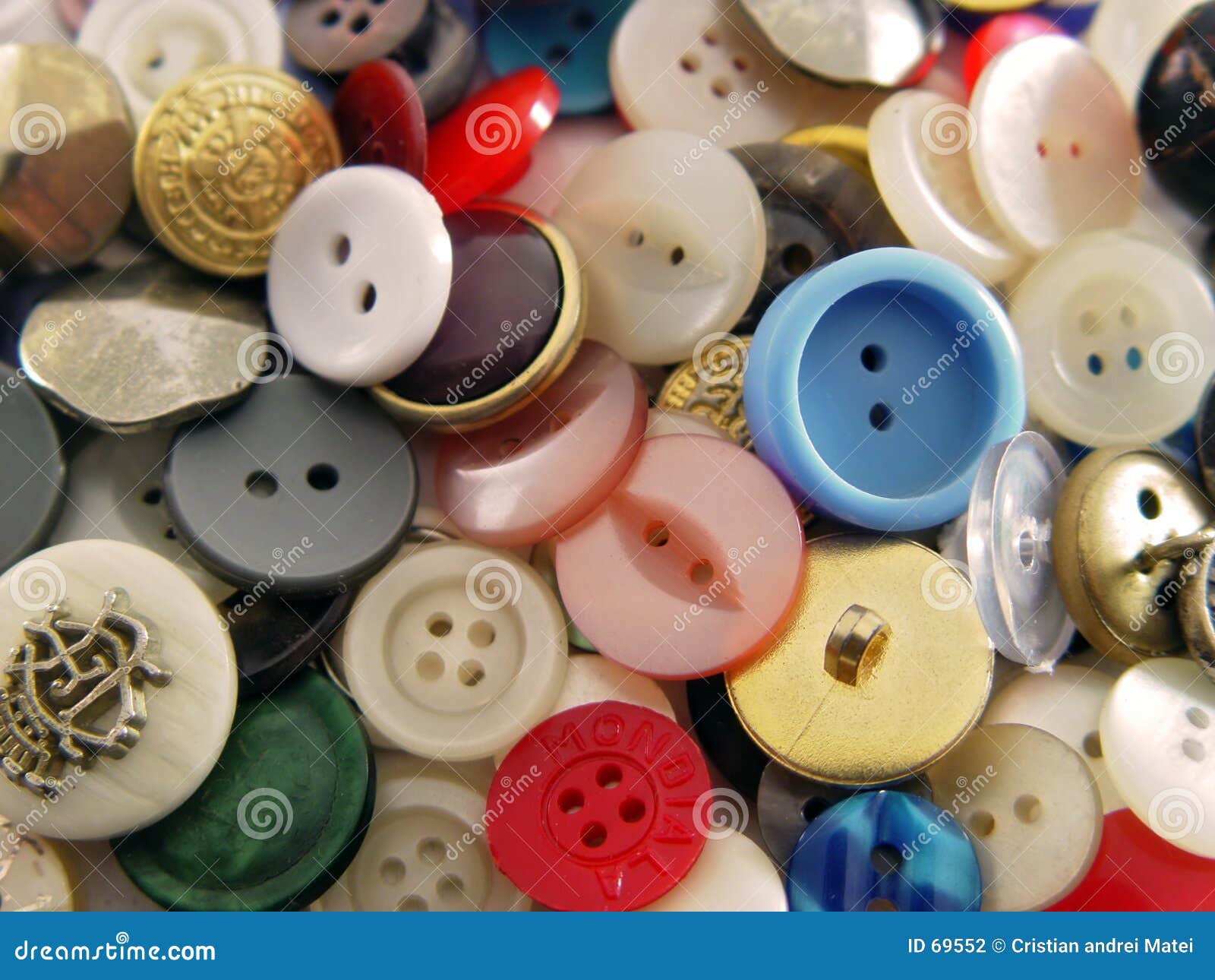 Buttons stock photo. Image of buttons, colorfull, tailoring - 69552