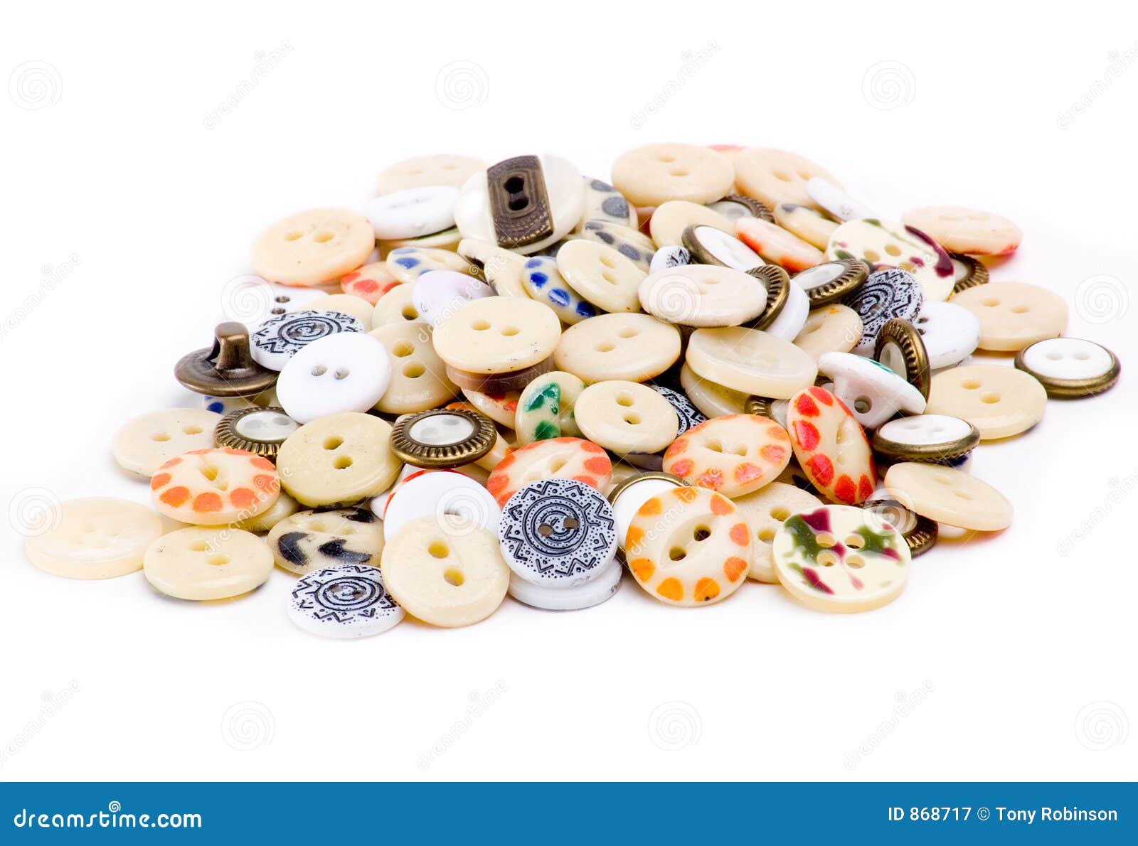 Buttons stock image. Image of sewing, spare, tailoring - 868717