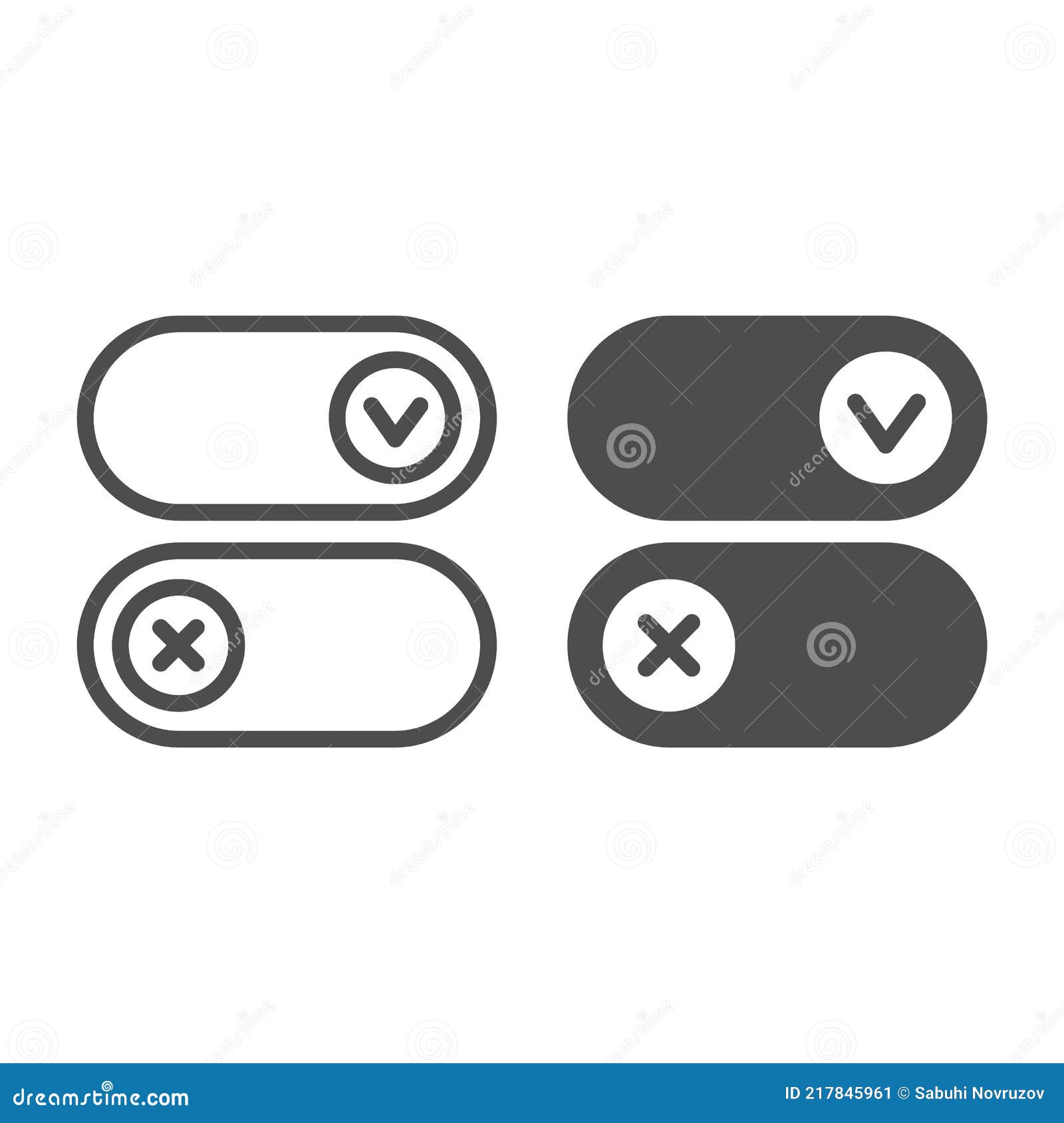 Active And Inactive Isolated Like And Comment Design Elements Icons In ...