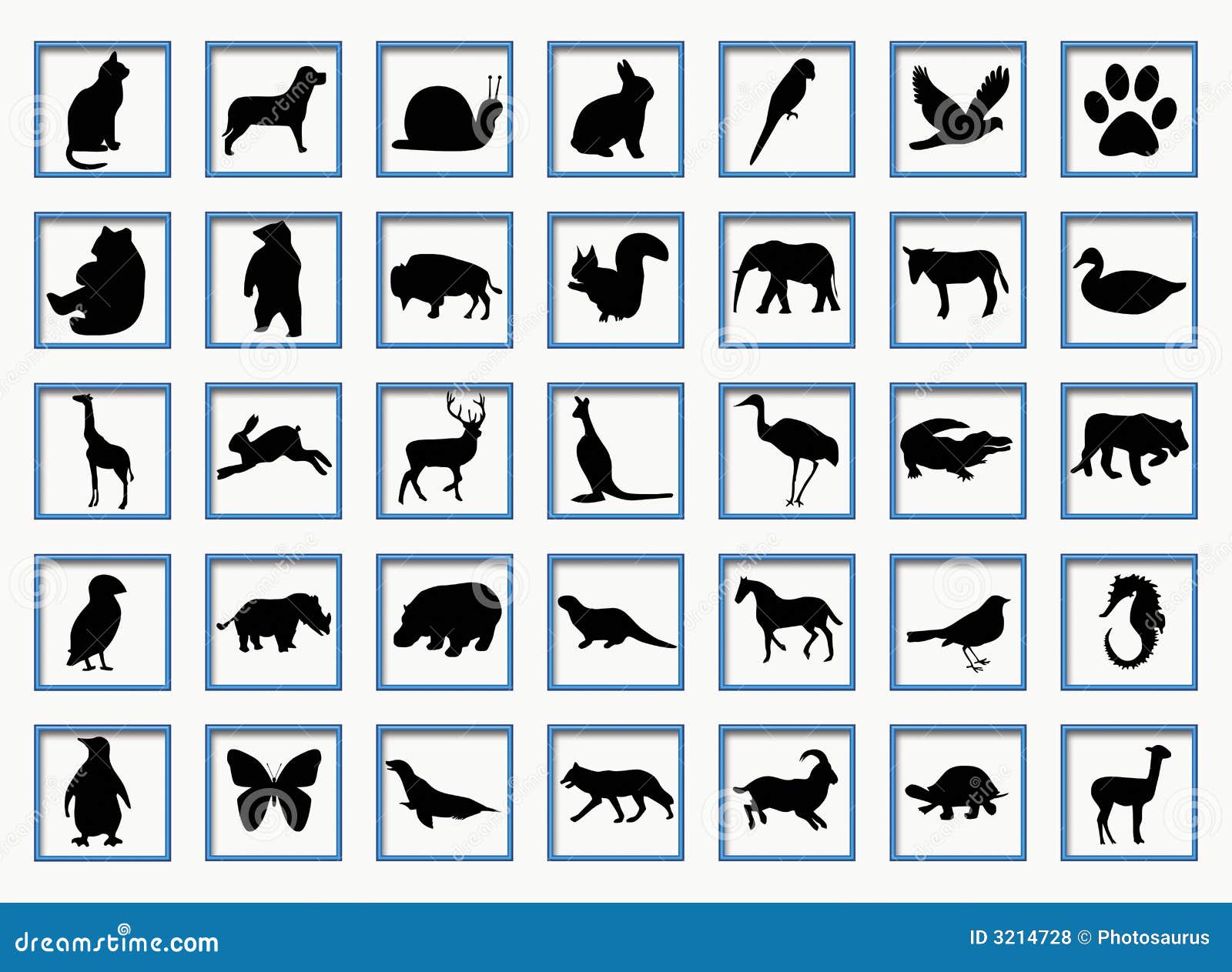 Buttons with animals stock illustration. Illustration of accent - 3214728
