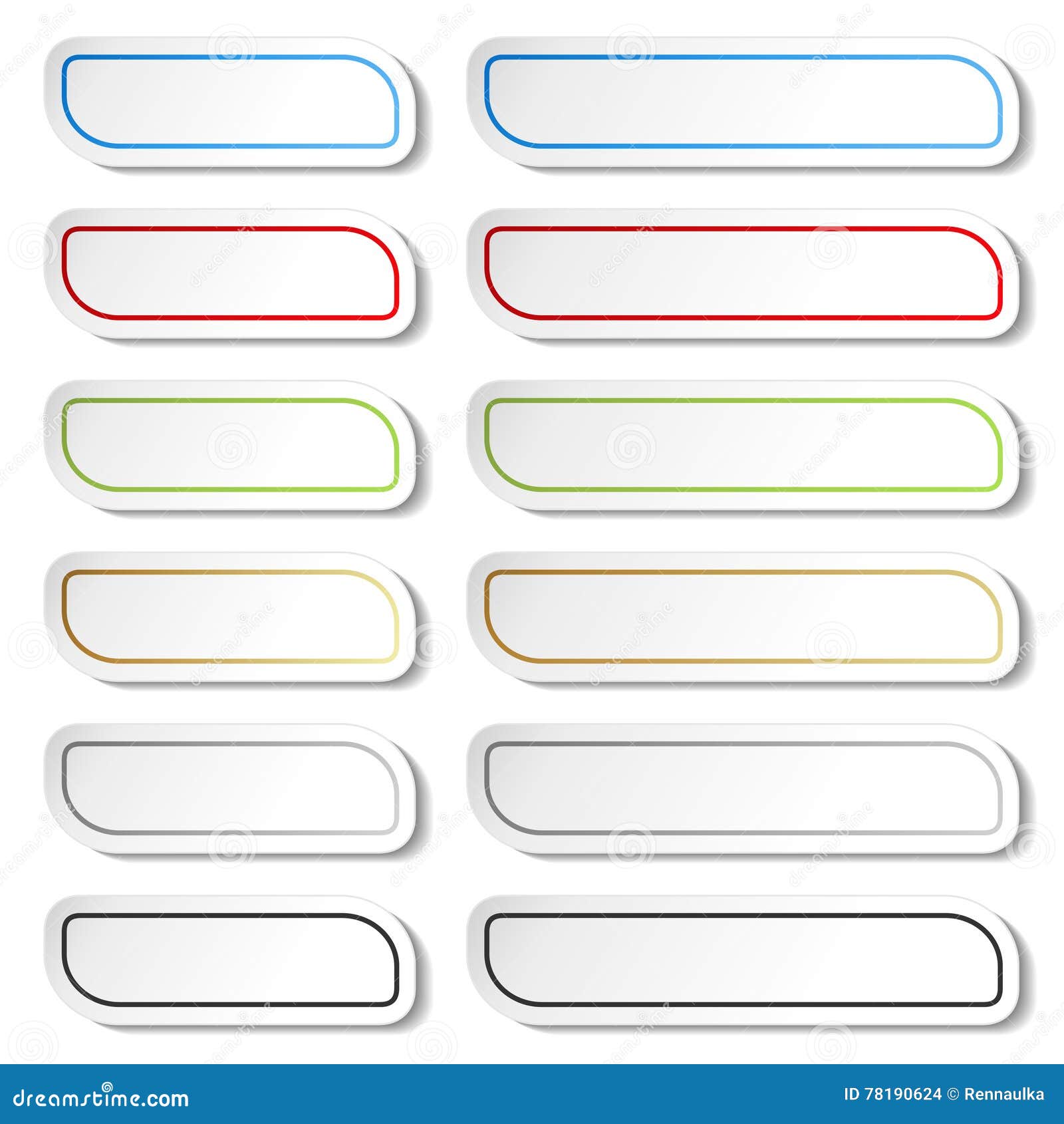 Buttons. Black, Green, Blue, Golden, Grey and Red Lines on White Simple ... Buttons. Black, Green, Blue, Golden, Grey and Red Lines on White Simple ...
