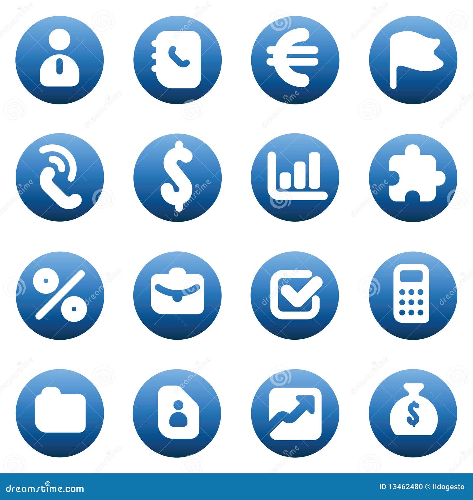 Buttons for business stock vector. Illustration of checkbox - 13462480