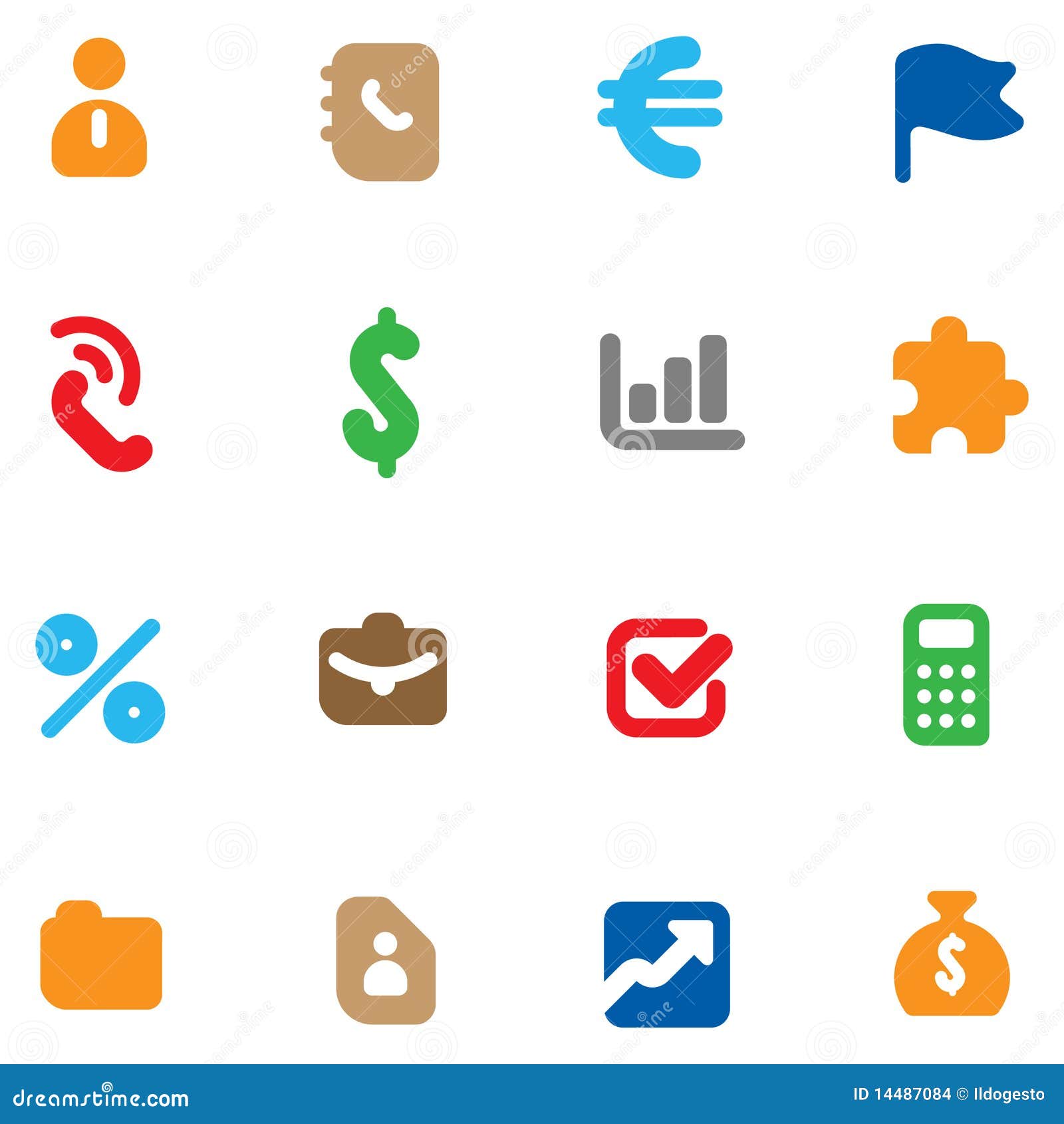 Buttons for business stock vector. Illustration of file - 14487084