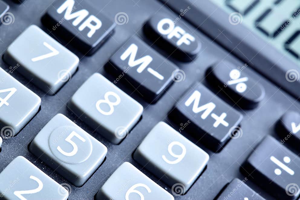 Buttons of calculator stock photo. Image of economy, banking - 15079272