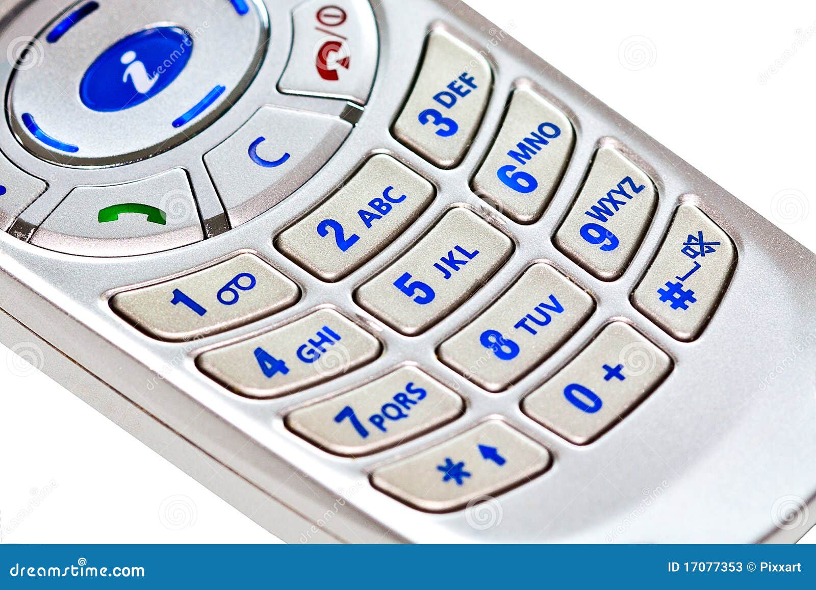 Buttons of cellphone stock image. Image of isolated, community - 17077353