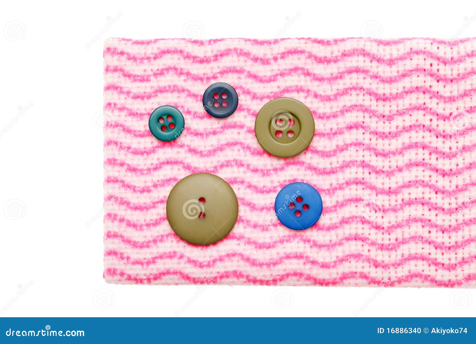 Buttons and cloth stock photo. Image of item, circle - 16886340