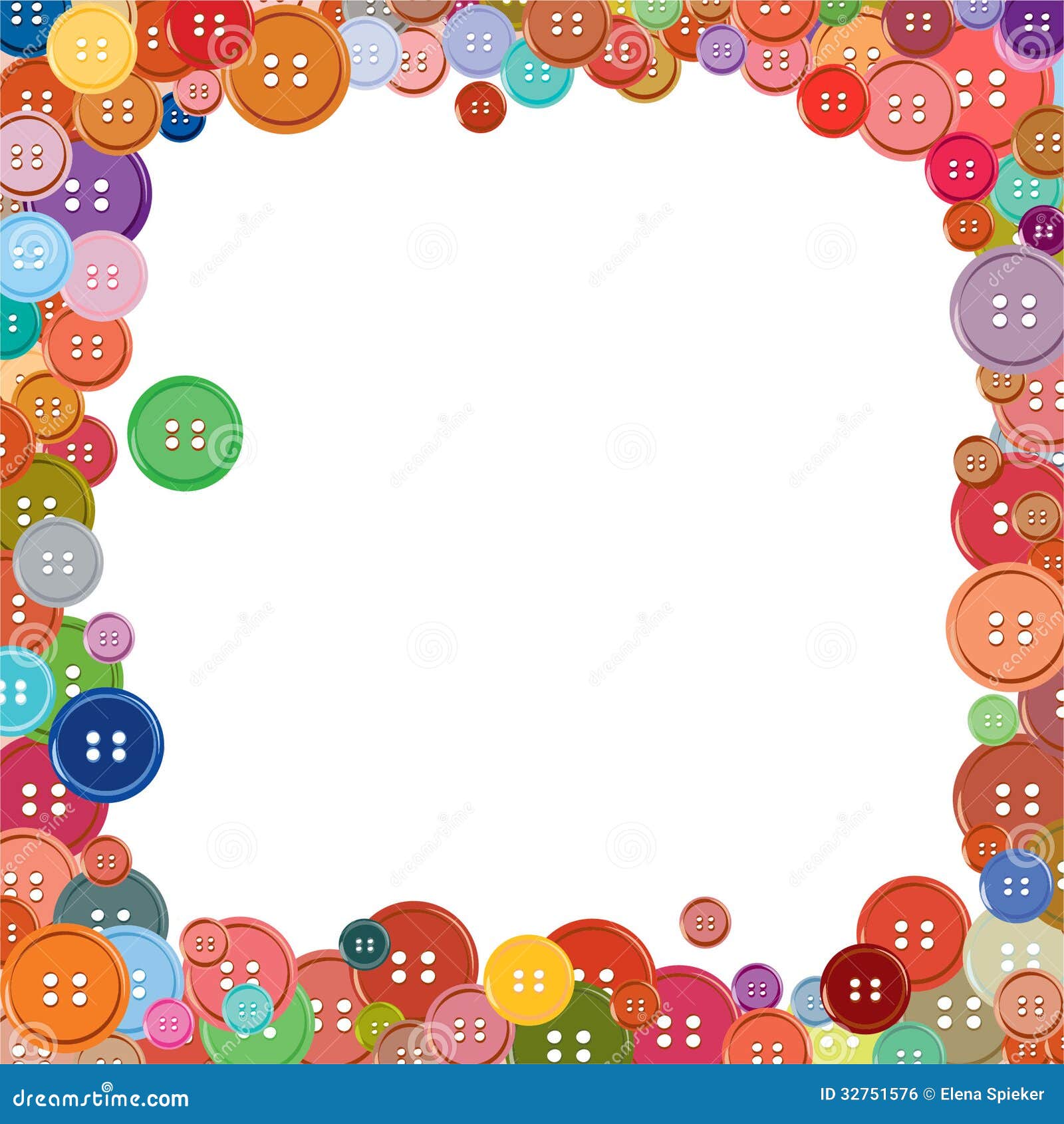 Buttons stock illustration. Illustration of pattern, orange - 32751576