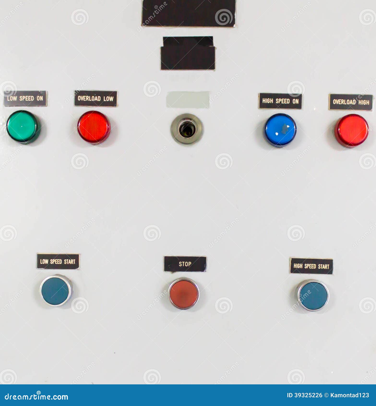 Buttons on control panel stock photo. Image of electrical - 39325226
