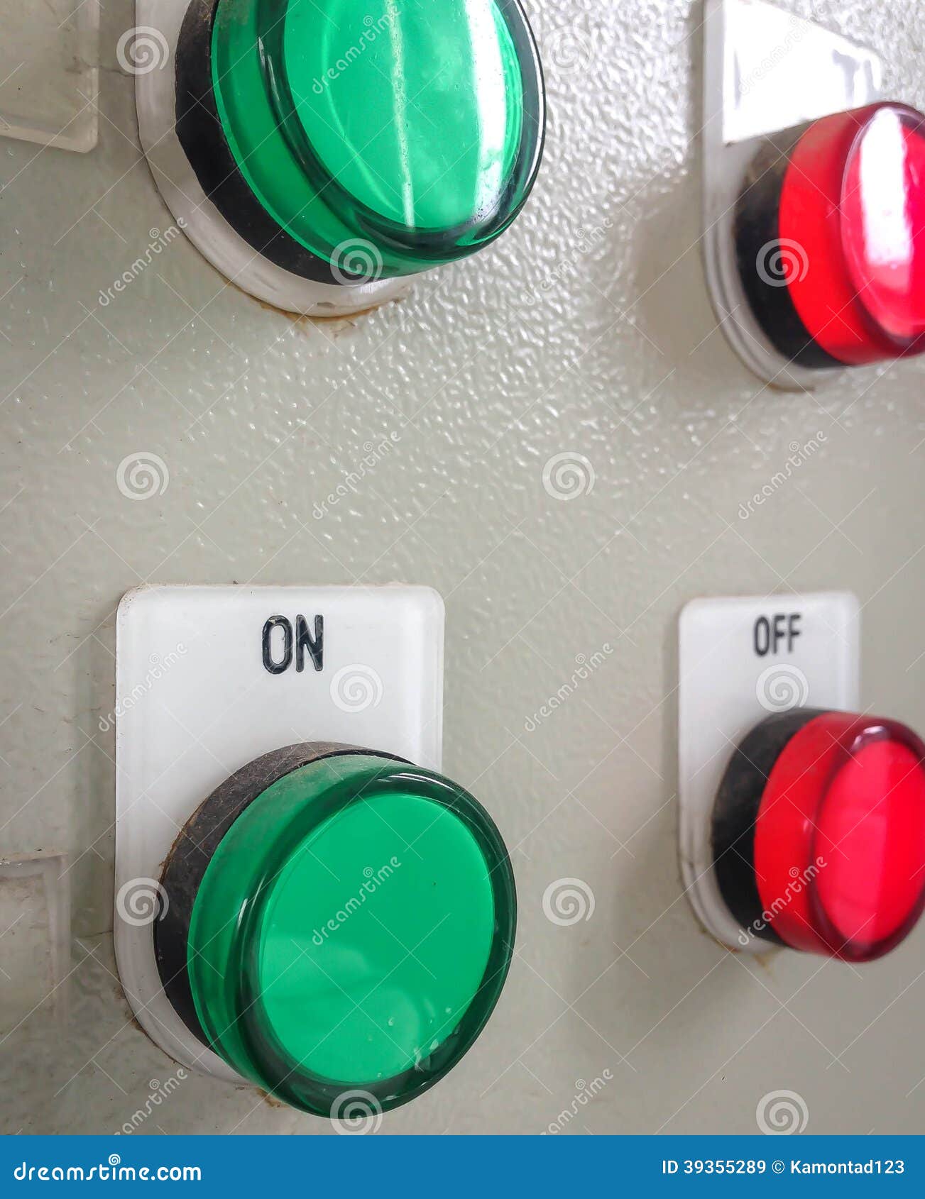 Buttons on control panel stock image. Image of device - 39355289