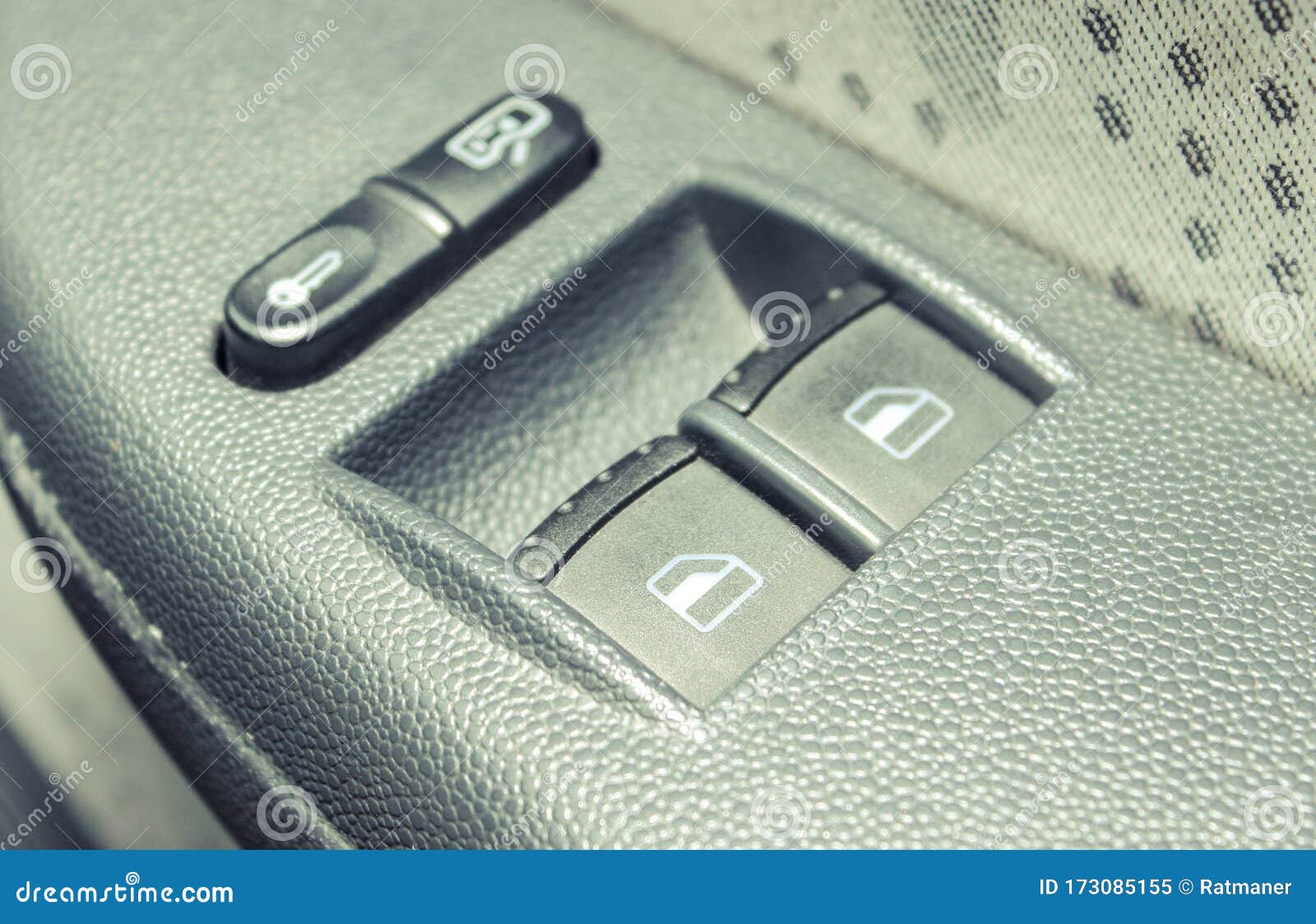 Buttons Controlling Windows in Car. Car Window Switch Stock Image ...