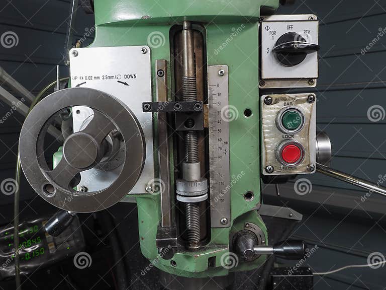 Buttons and Controls Function of Machine. Stock Photo - Image of ...