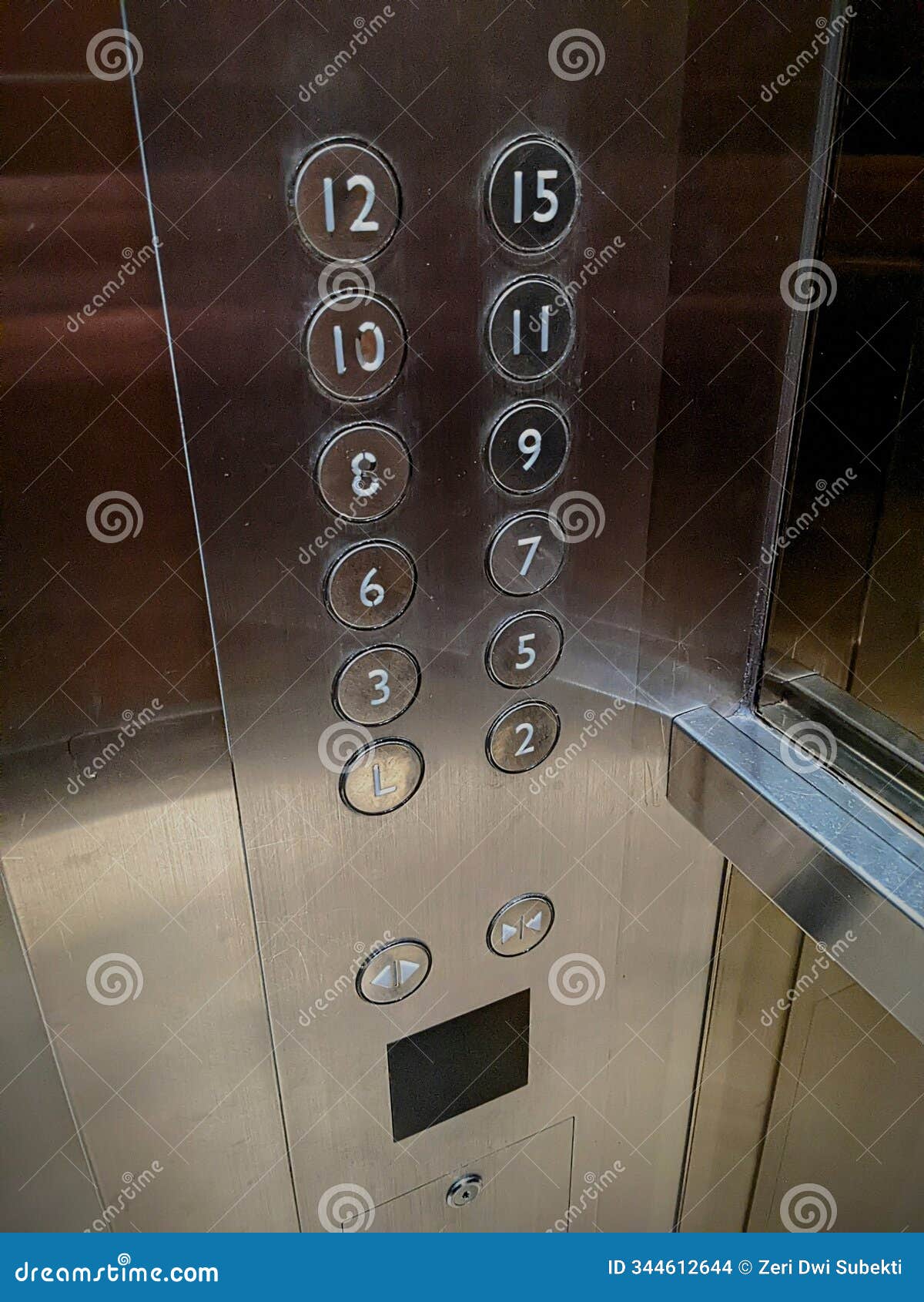 Elevator Numbers On The Wooden Background Stock Photography ...