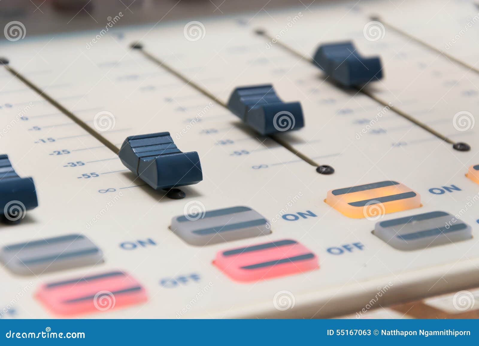 Buttons equipment stock image. Image of adjustment, mixer - 55167063