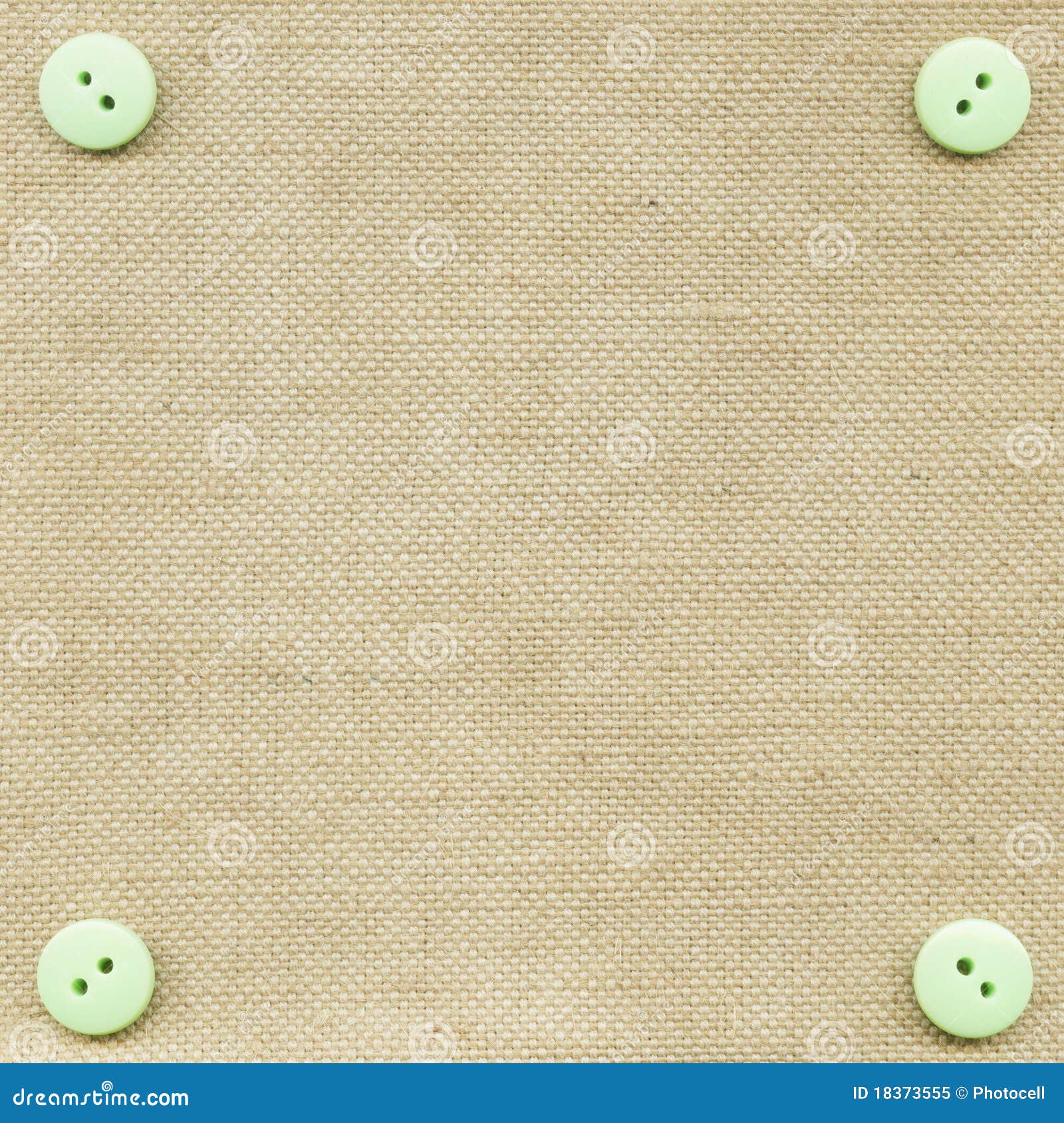 Buttons On Fabric Picture. Image: 18373555