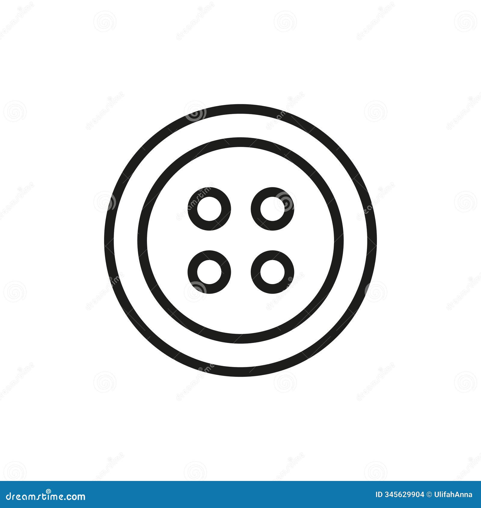 Buttons Fashion Tailor Icon Vector Basic Design Stock Illustration ...