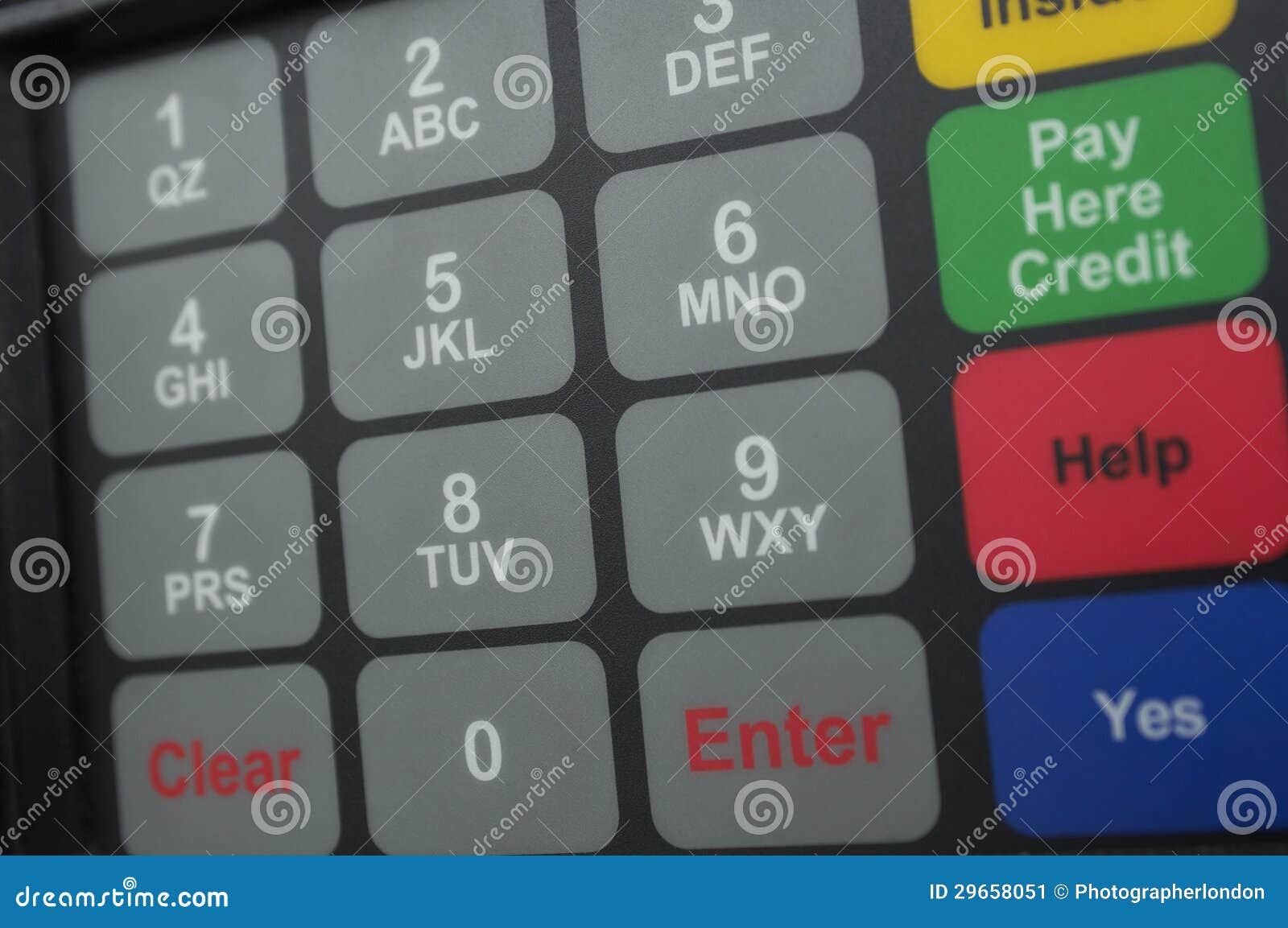 Buttons on Gas Pump stock image. Image of convenience - 29658051