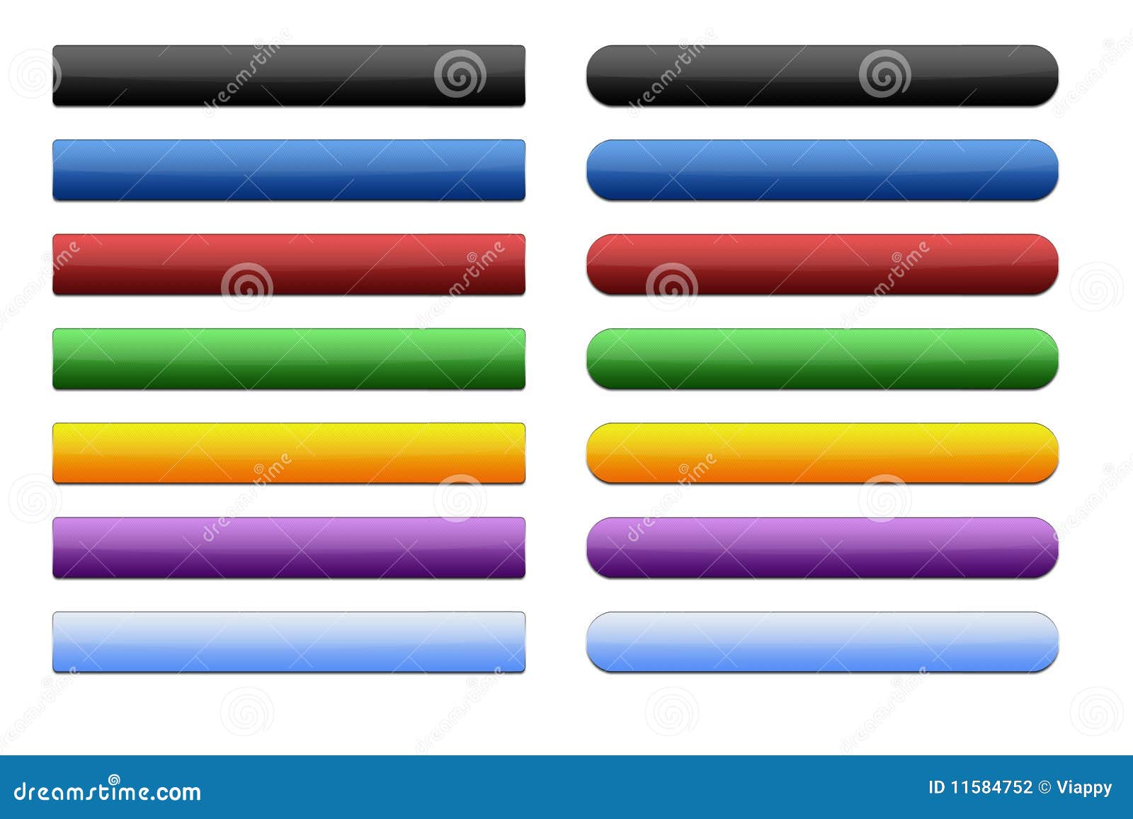 Buttons headers stock illustration. Illustration of reflection - 11584752