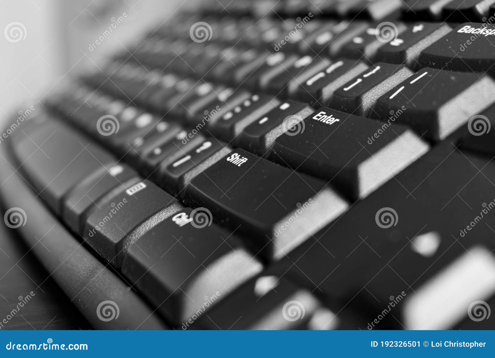 Buttons on the keyboard stock image. Image of keyboard - 192326501